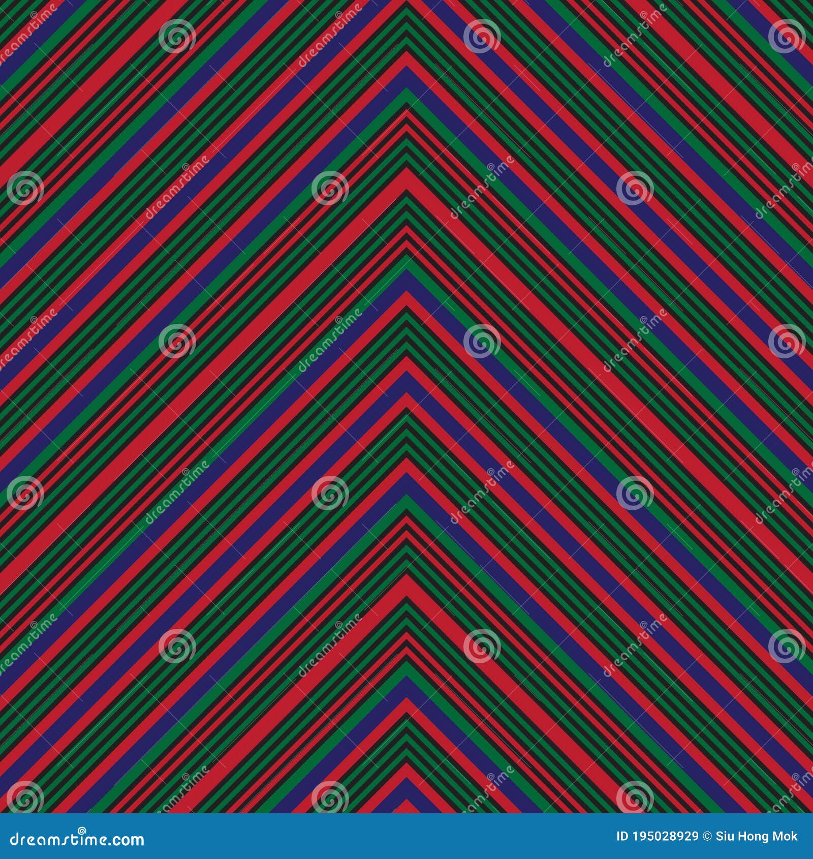 Red and Blue Chevron Diagonal Stripes Seamless Pattern Background Stock ...