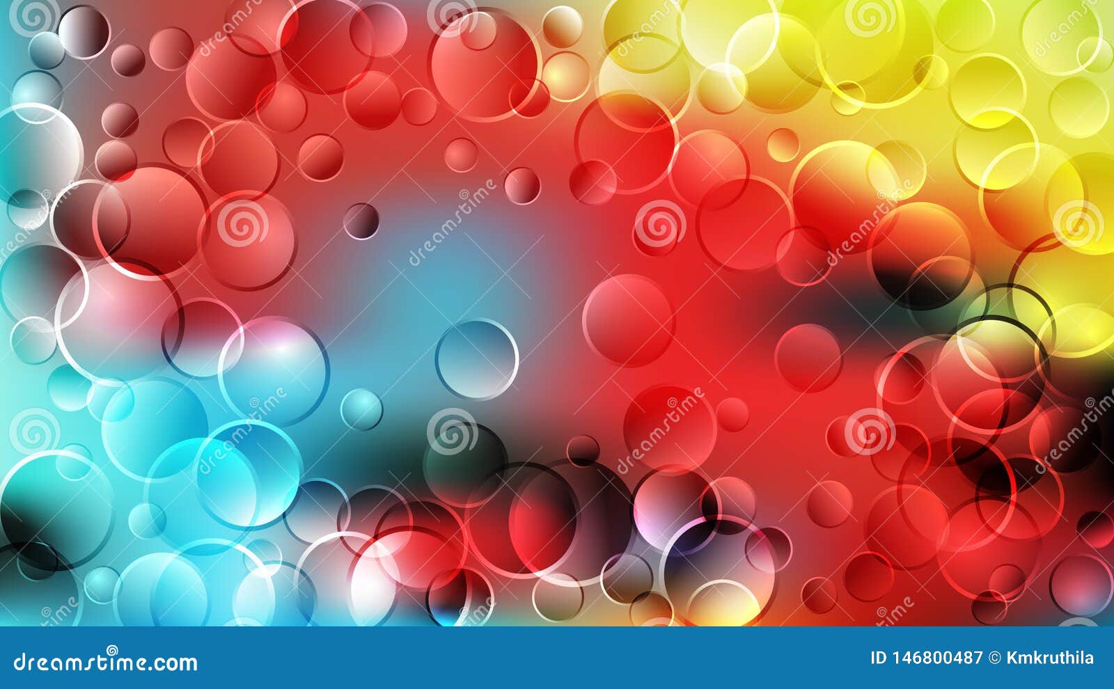 Red Blue Circle Background Beautiful Elegant Illustration Graphic Art ...