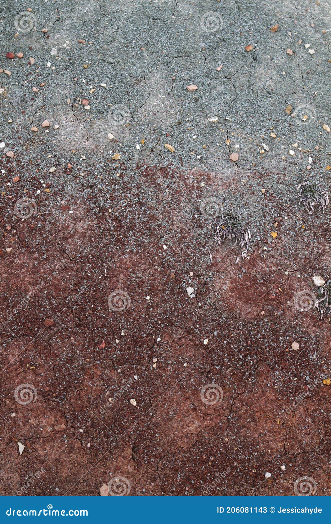 Red and blue clay stock image. Image of earthy, surface - 206081143