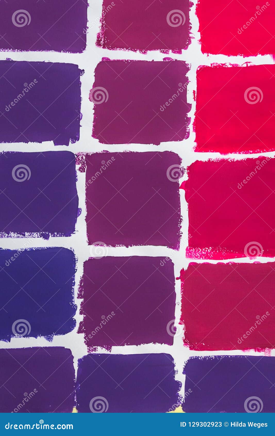 Red blue Color chart stock illustration. Illustration of decorating ...