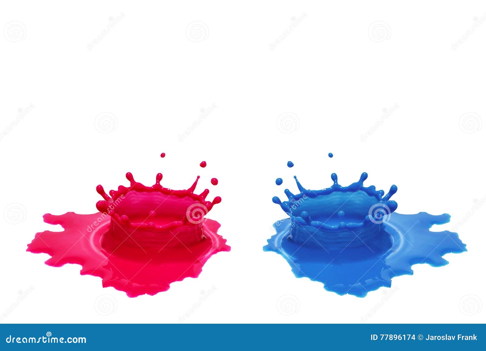 Red and Blue Color Water Splash Stock Photo - Image of clear, clean ...