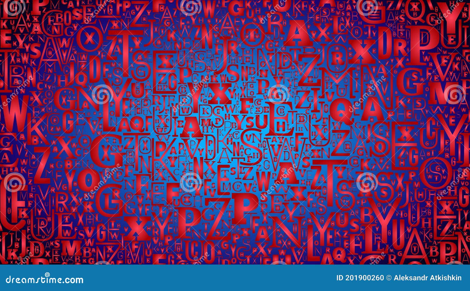 ABC seamless background stock vector. Illustration of blue - 201900260