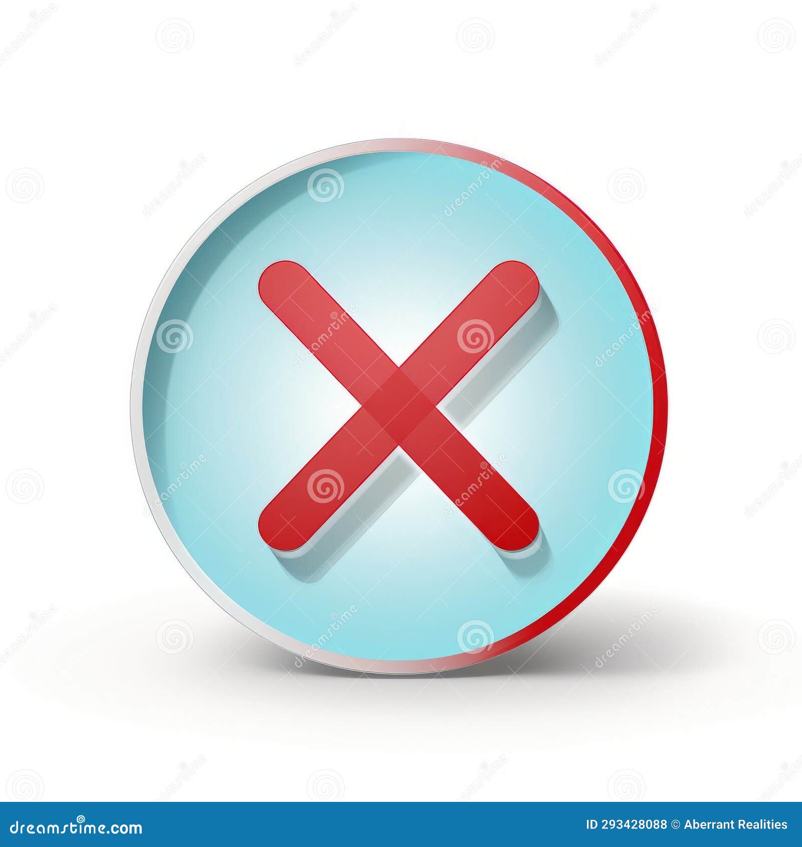 A Red and Blue Cross Icon on a White Background Stock Illustration ...