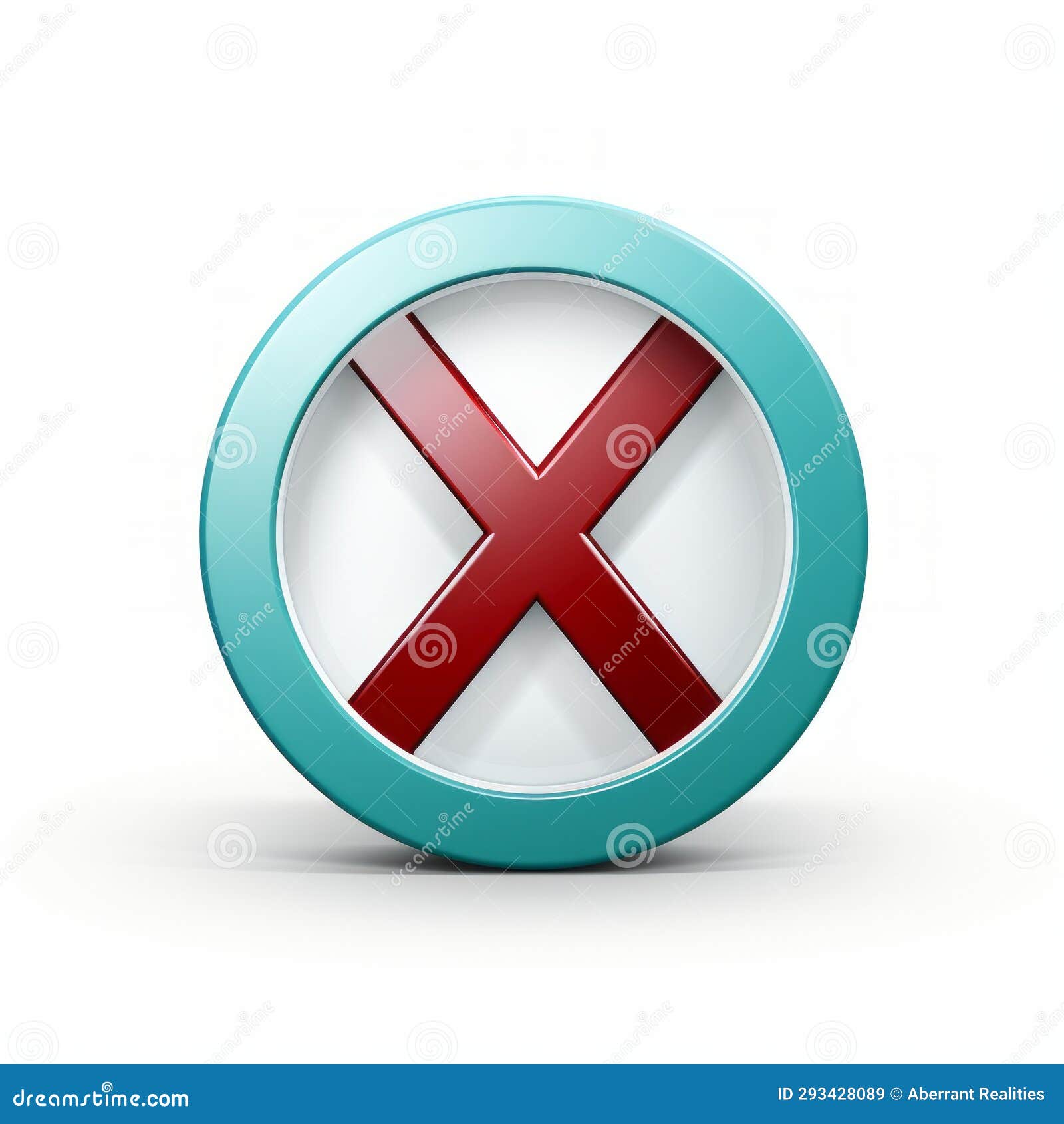 A Red and Blue Cross Icon on a White Background Stock Illustration ...