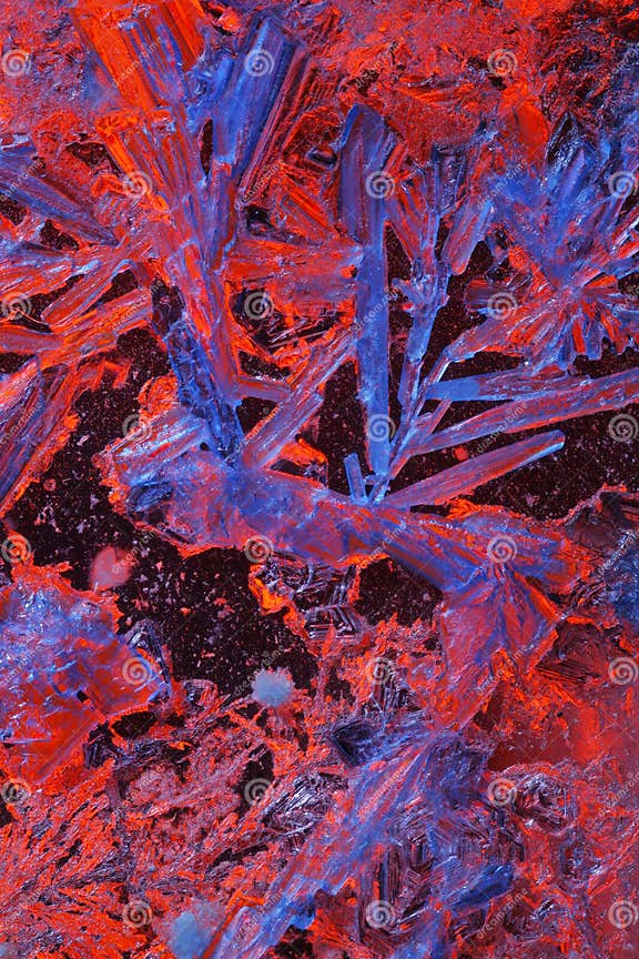 Red and Blue Crystals stock photo. Image of level, lots - 4290252