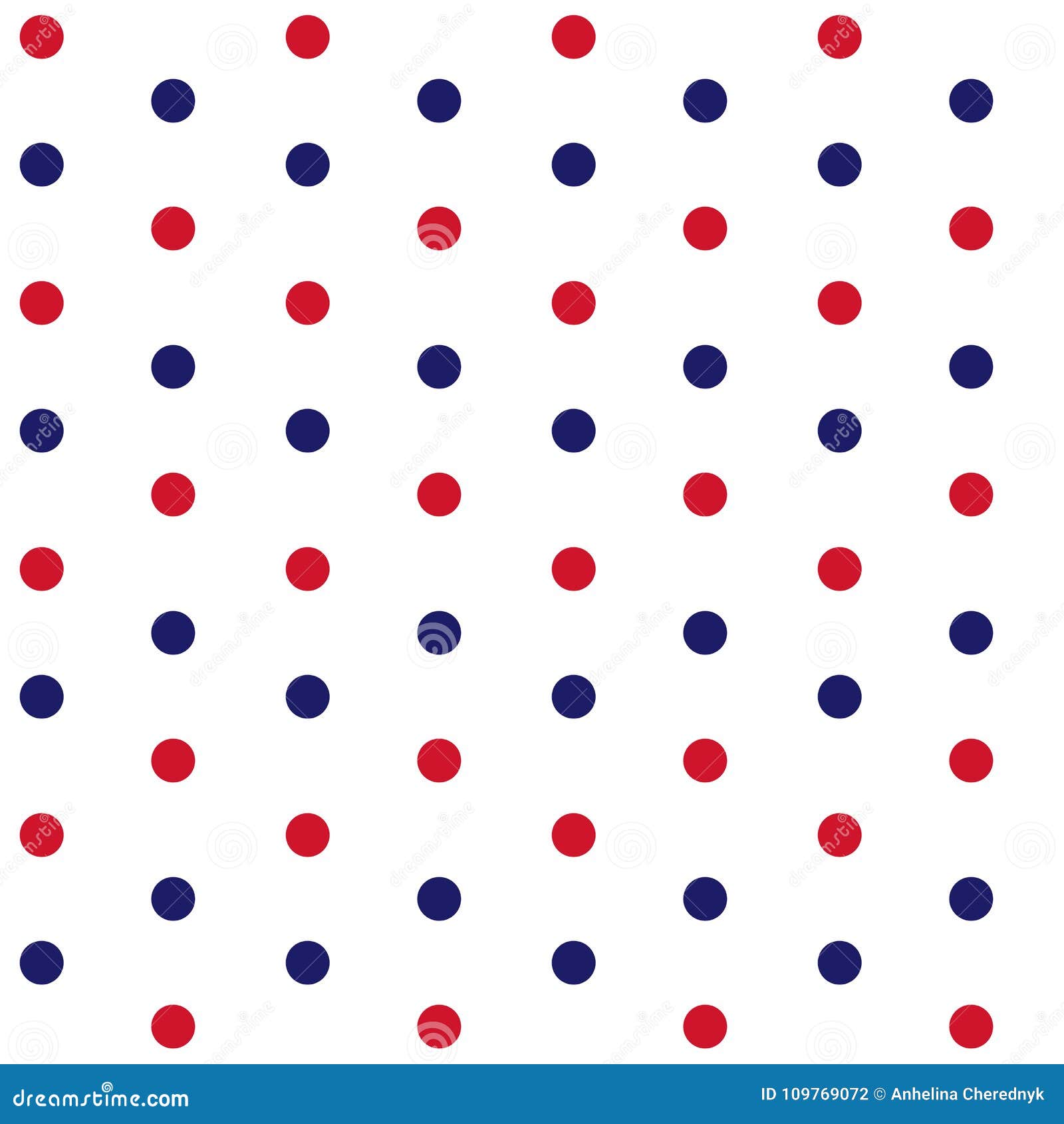 Red And Blue Polka Dots