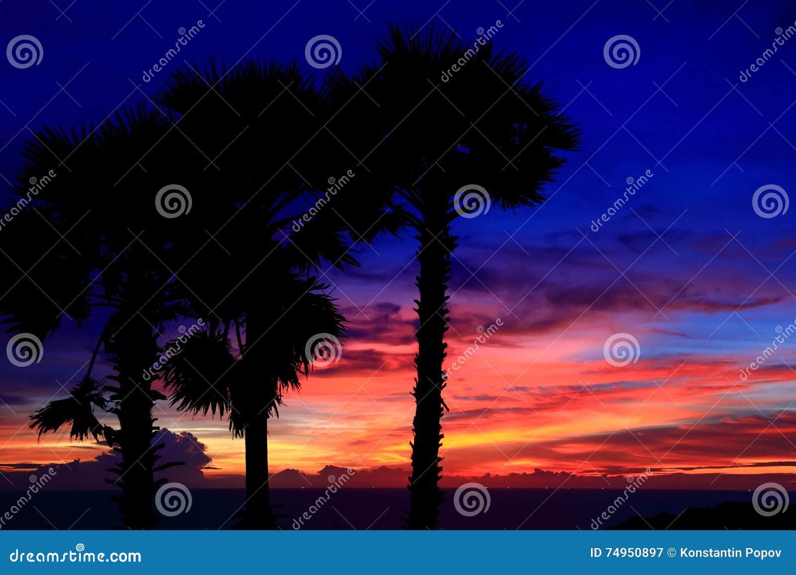 Red-blue dramatic sunsets stock image. Image of cloud - 74950897