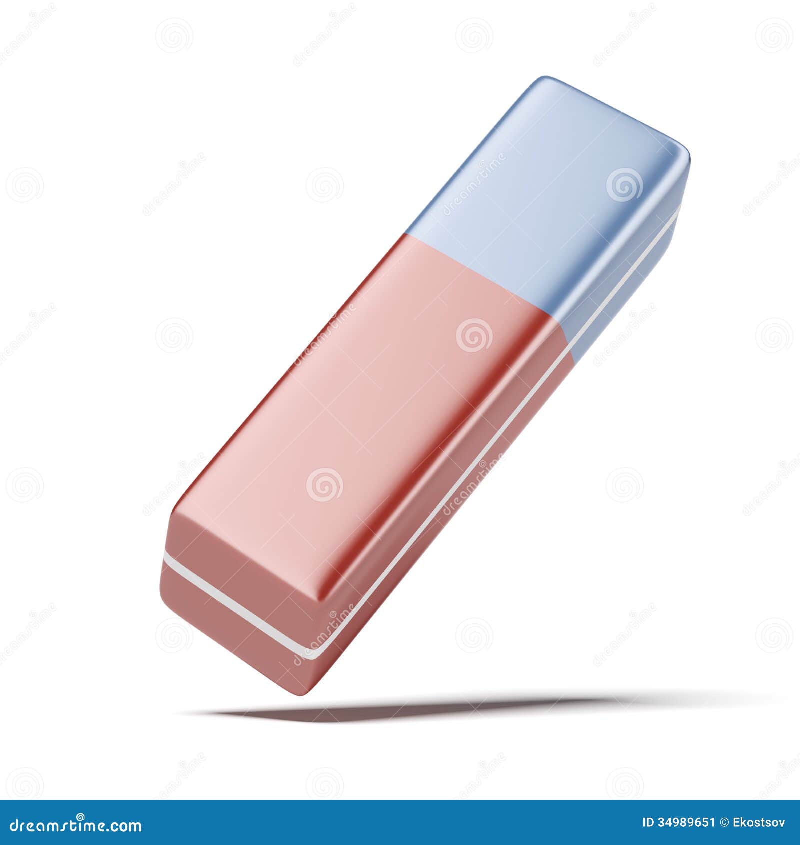Red And Blue Eraser School Education Logo Design. Erasing Tool Vector ...