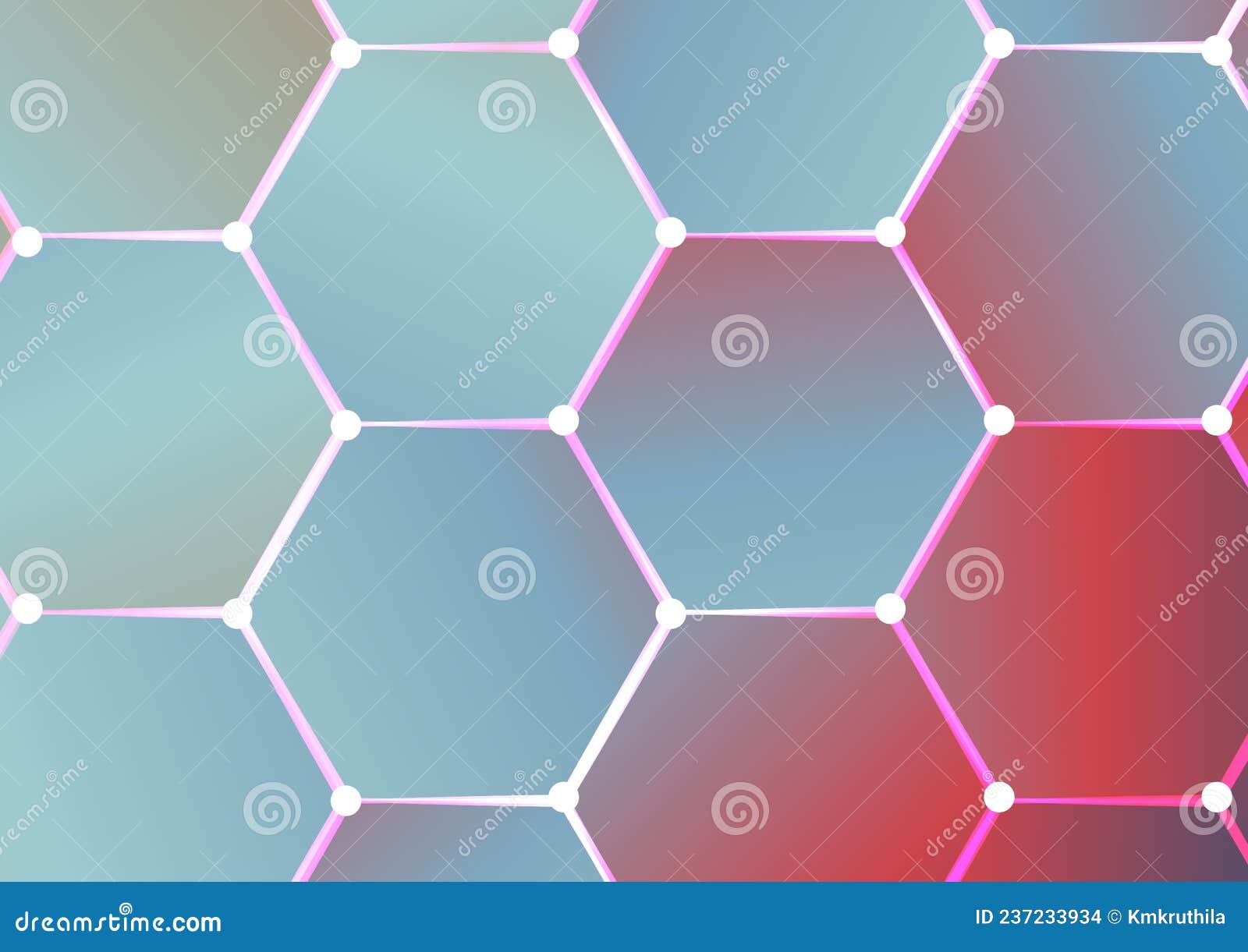 Red and Blue Gradient Hexagon Shape Background Beautiful Elegant ...
