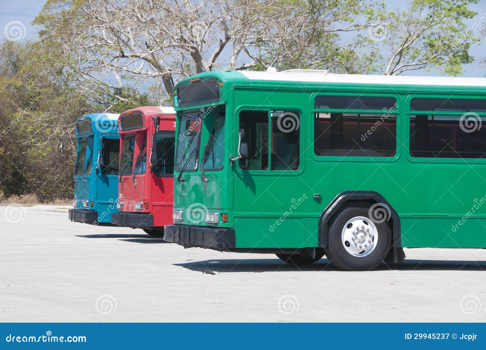 Generic buses stock image. Image of green, tour, colorful - 29945237