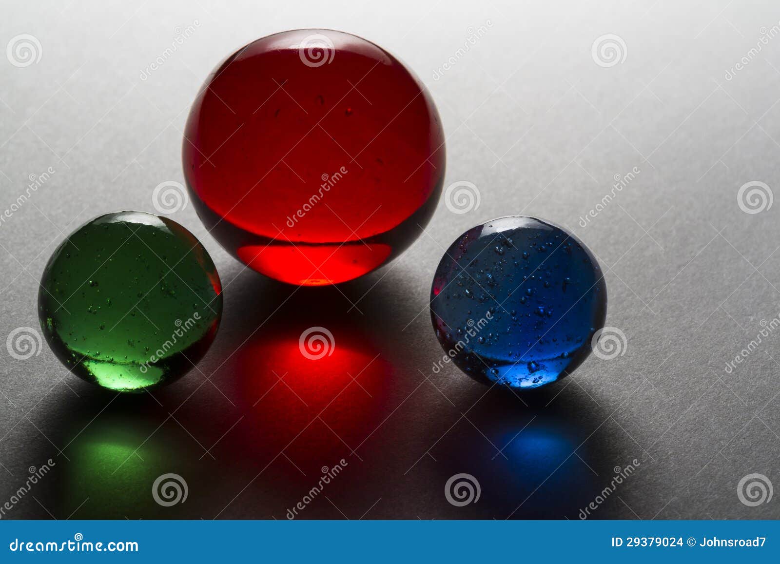 Red Blue Green Marbles stock photo. Image of glass, shadow - 29379024
