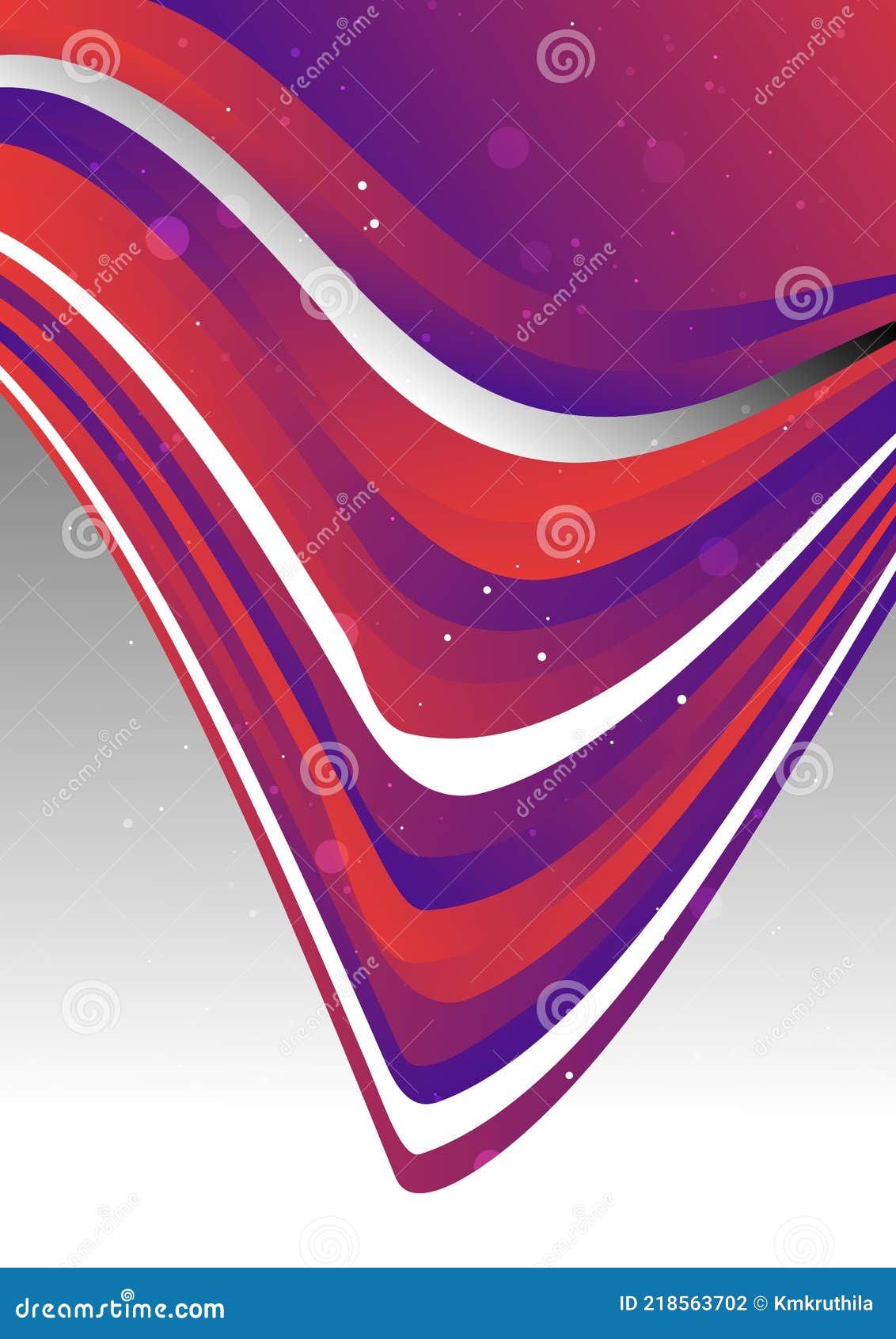 Red Blue and Grey Wave Background Template Vector Illustration Stock ...