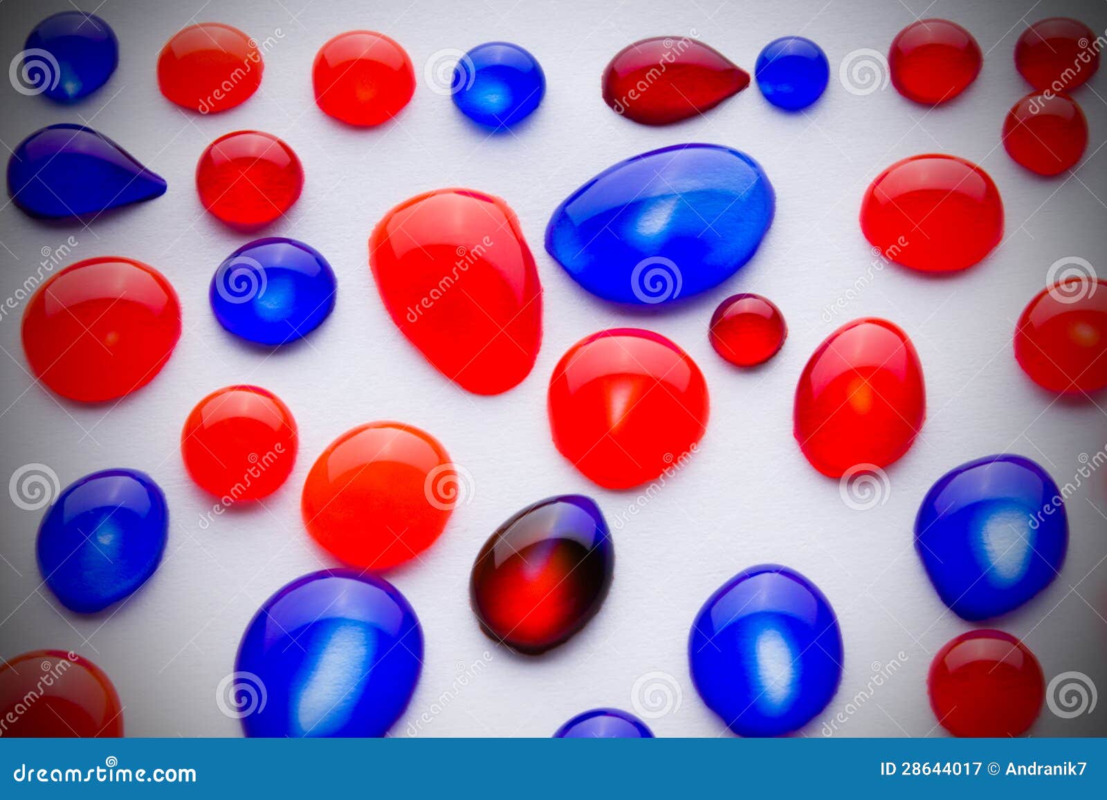Red and blue ink drops stock image. Image of wallpaper - 28644017