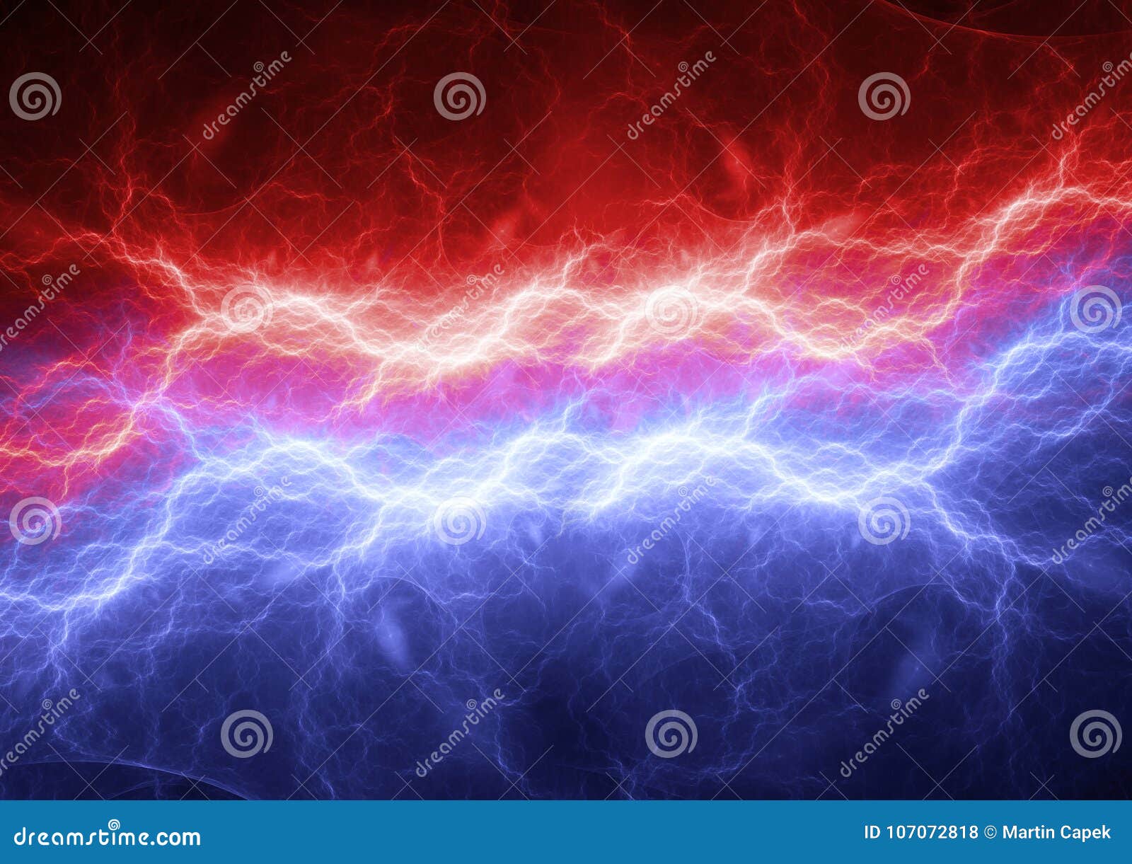 Red Electricity Background