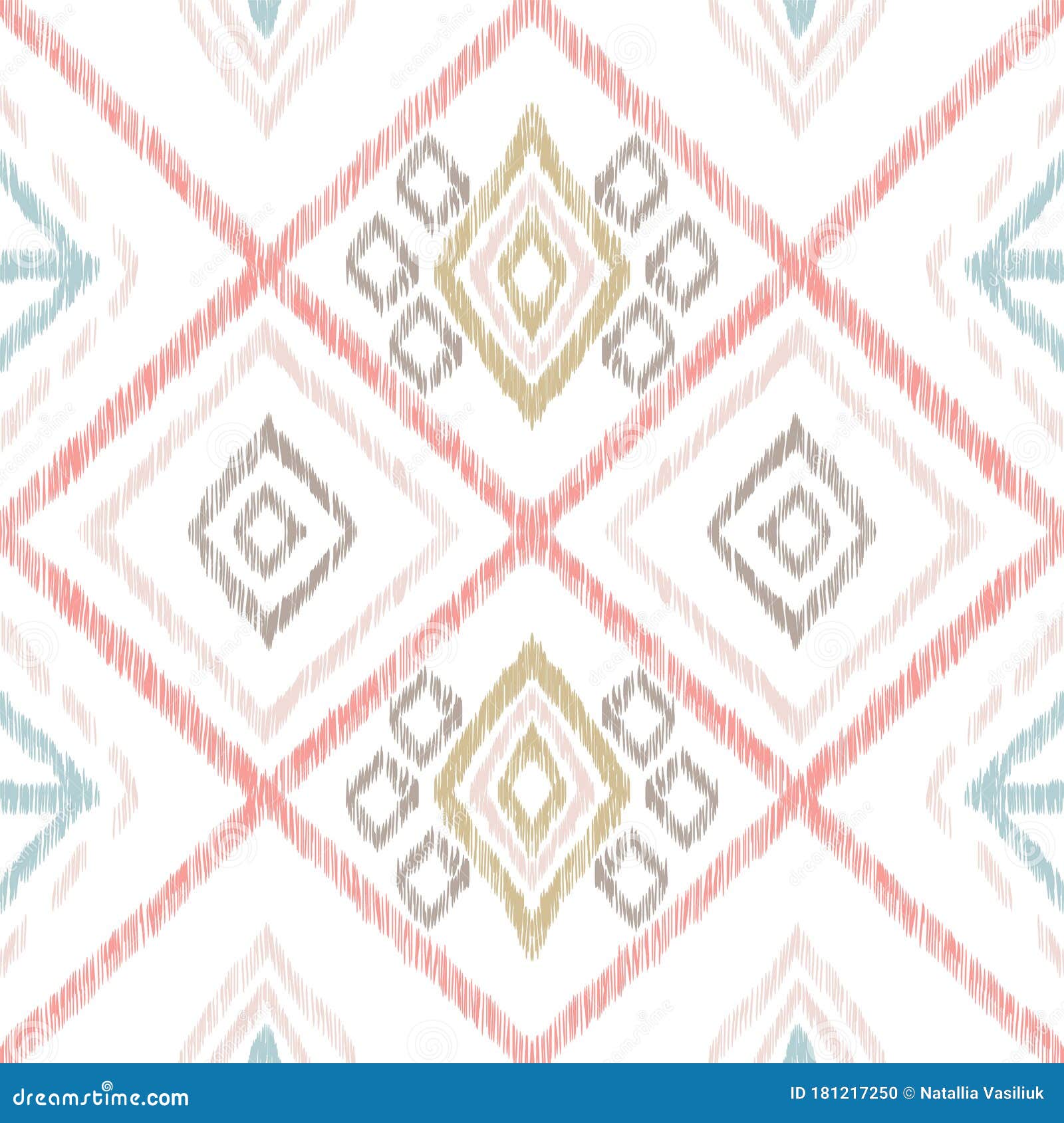 Red and Blue Linear Simple Vector Seamless Stock Vector - Illustration ...