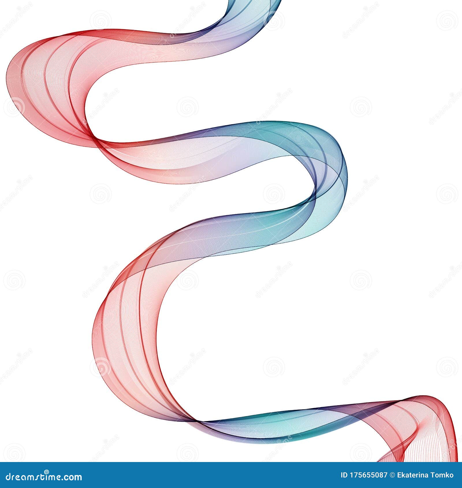 Red and Blue Lines. Vector Abstract Background. Presentation Template ...