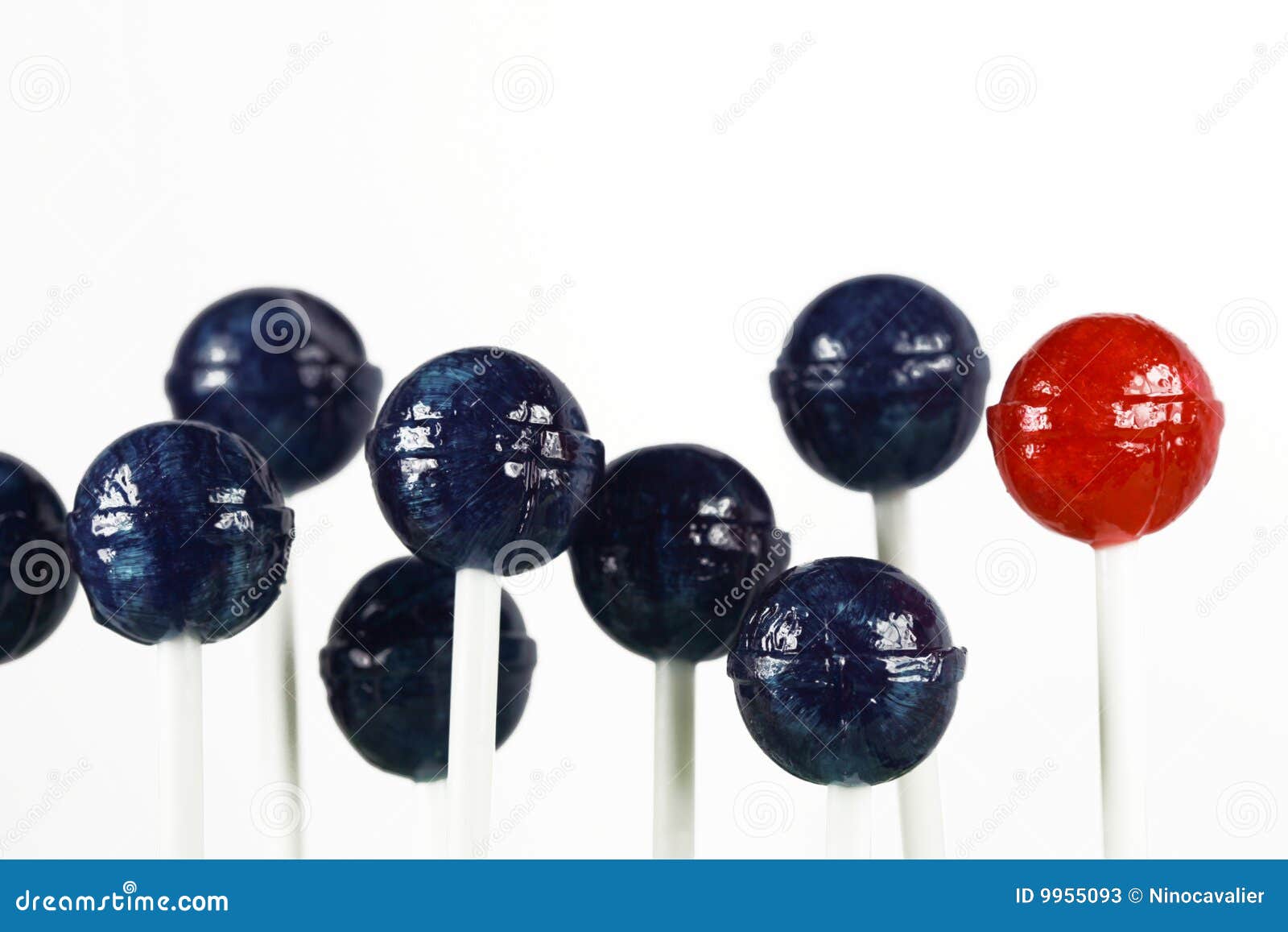 Red and blue lollipops stock image. Image of treat, sweet - 9955093