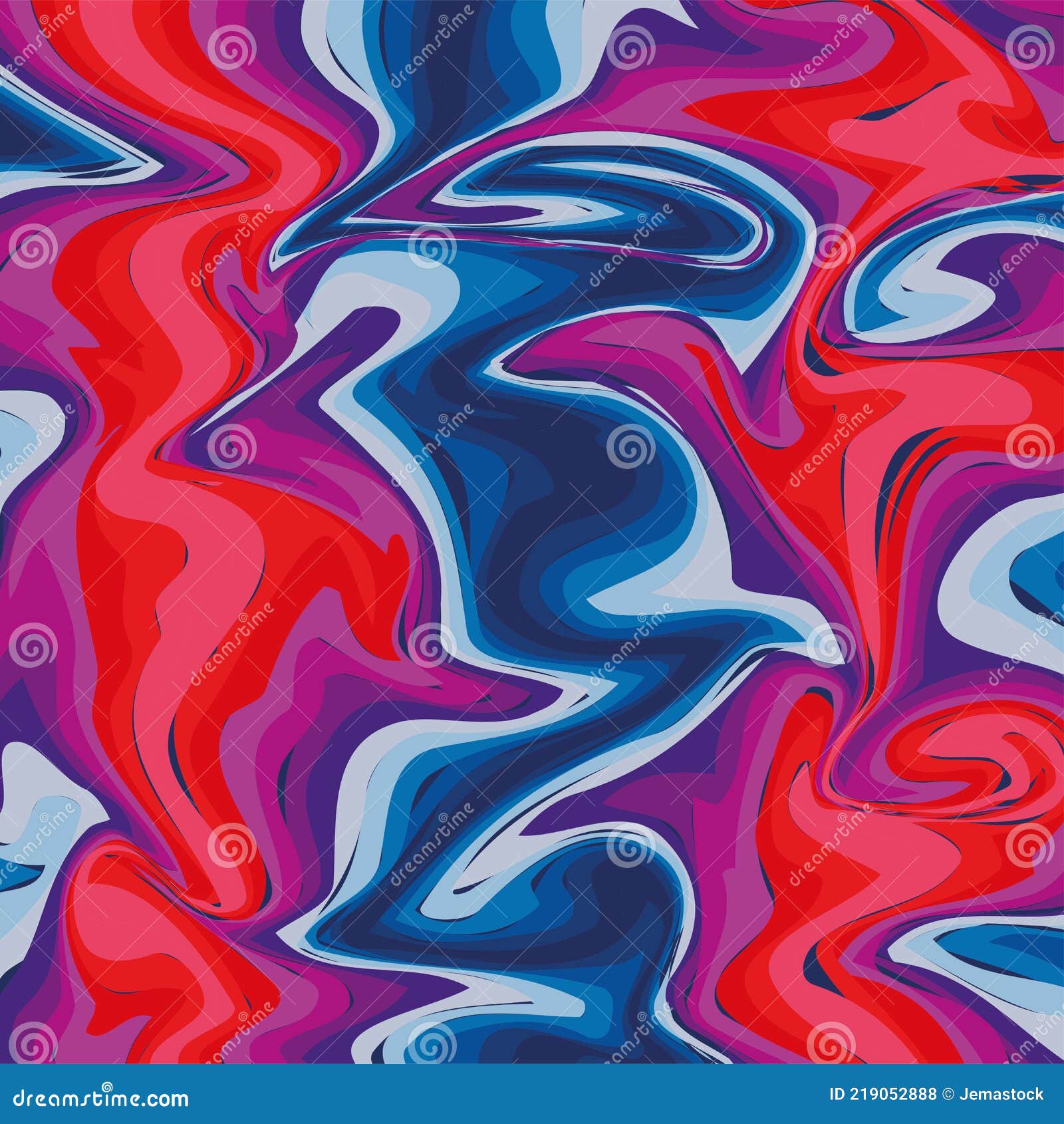 Red and blue marble stock vector. Illustration of cool - 219052888