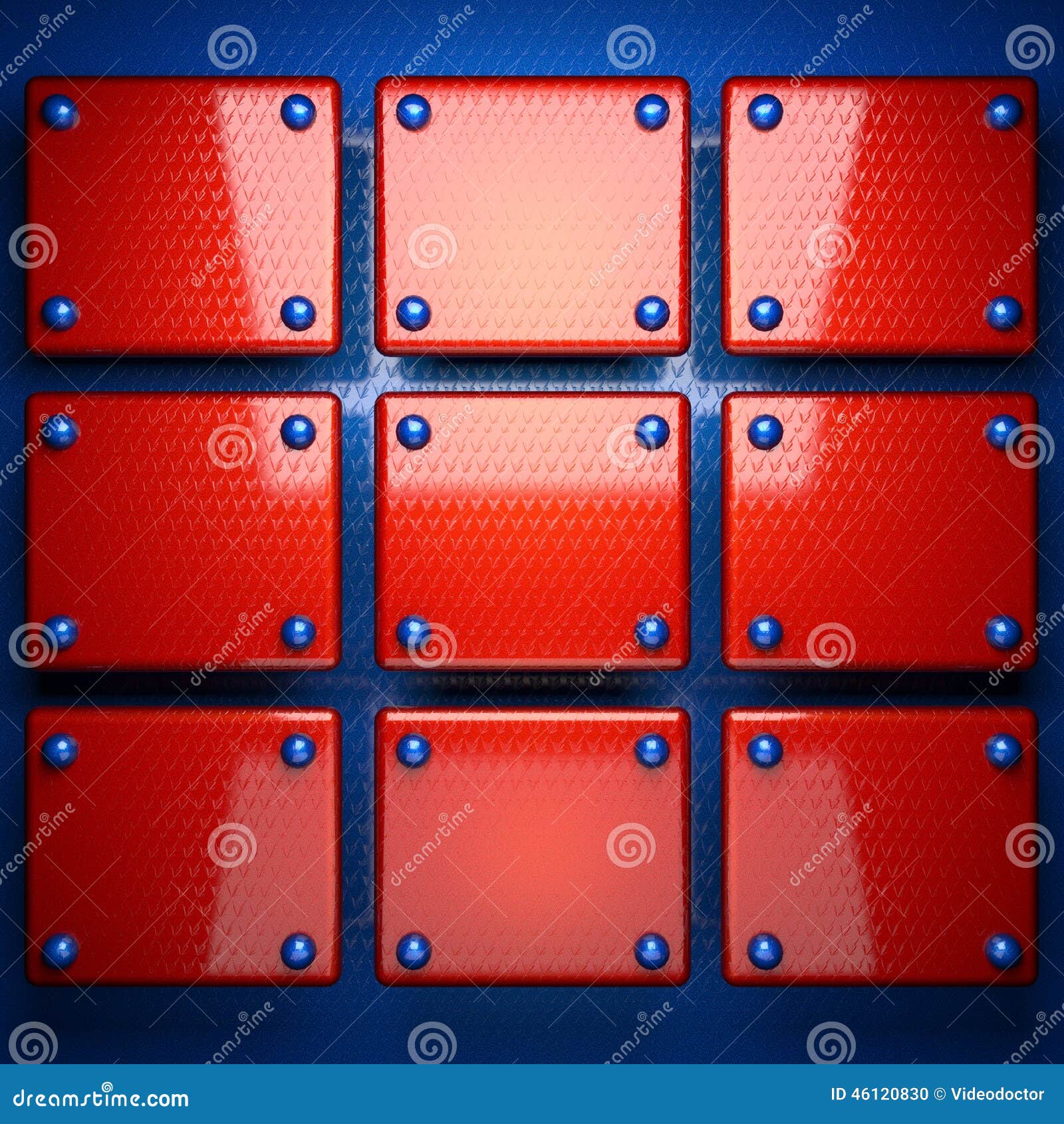 Red and Blue Metal Background Stock Illustration - Illustration of ...