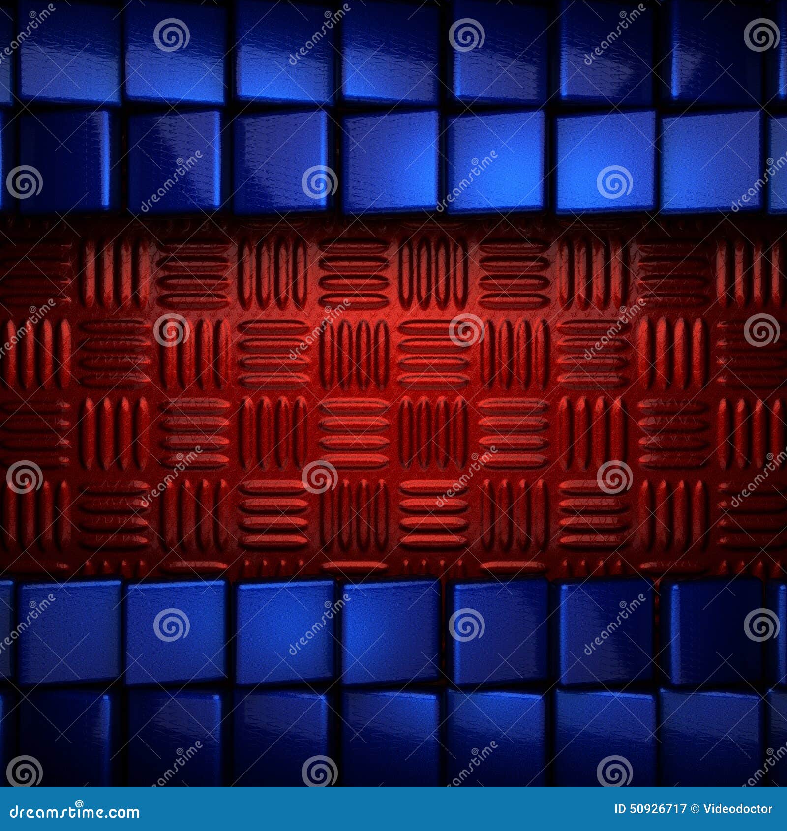 Red and Blue Metal Background Stock Illustration - Illustration of ...