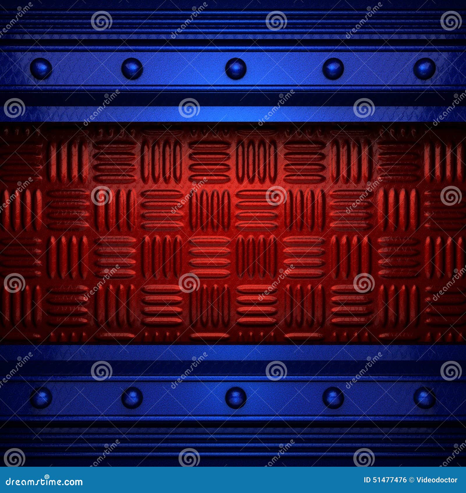 Red and Blue Metal Background Stock Illustration - Illustration of ...