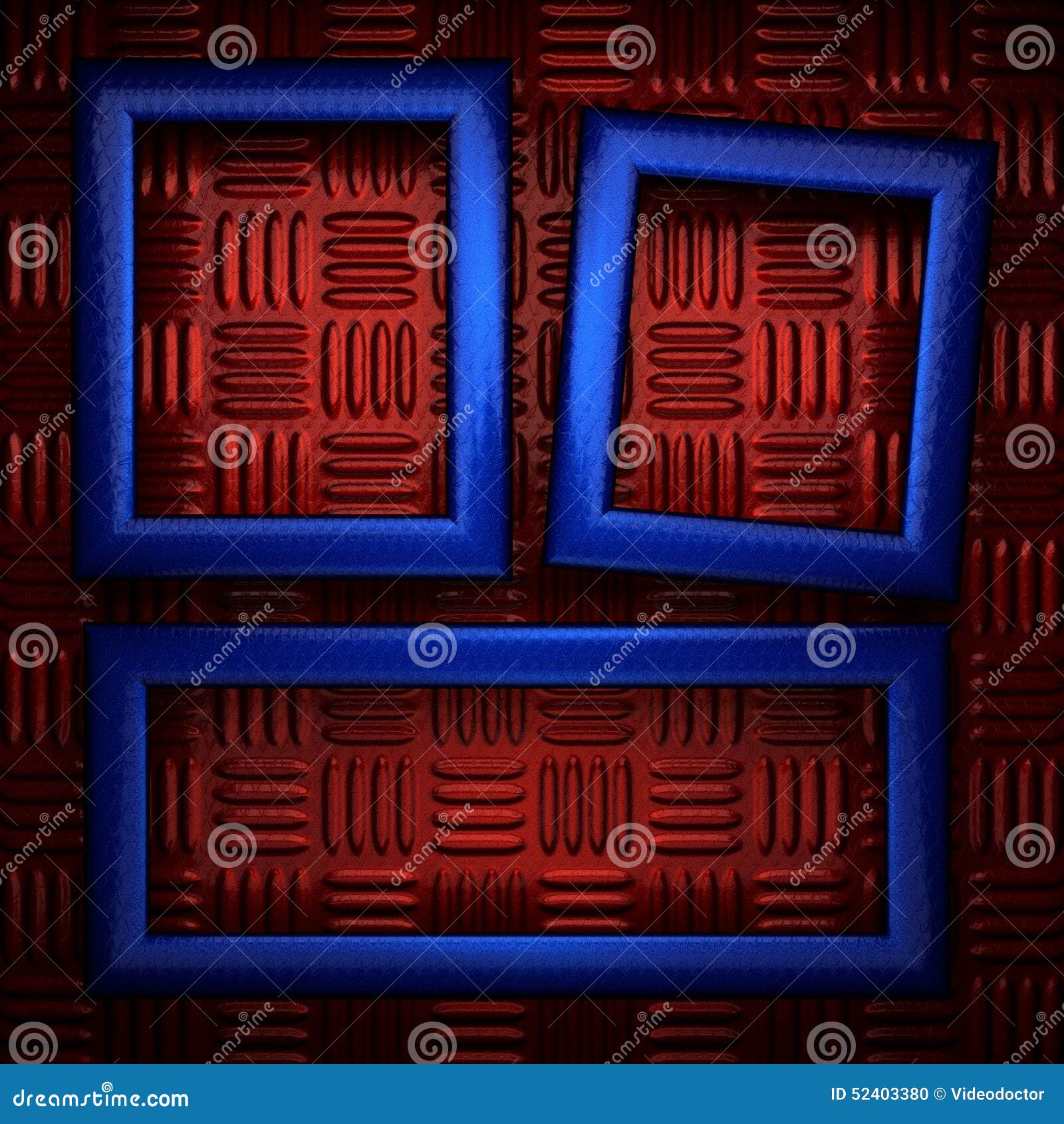Red and Blue Metal Background Stock Illustration - Illustration of ...