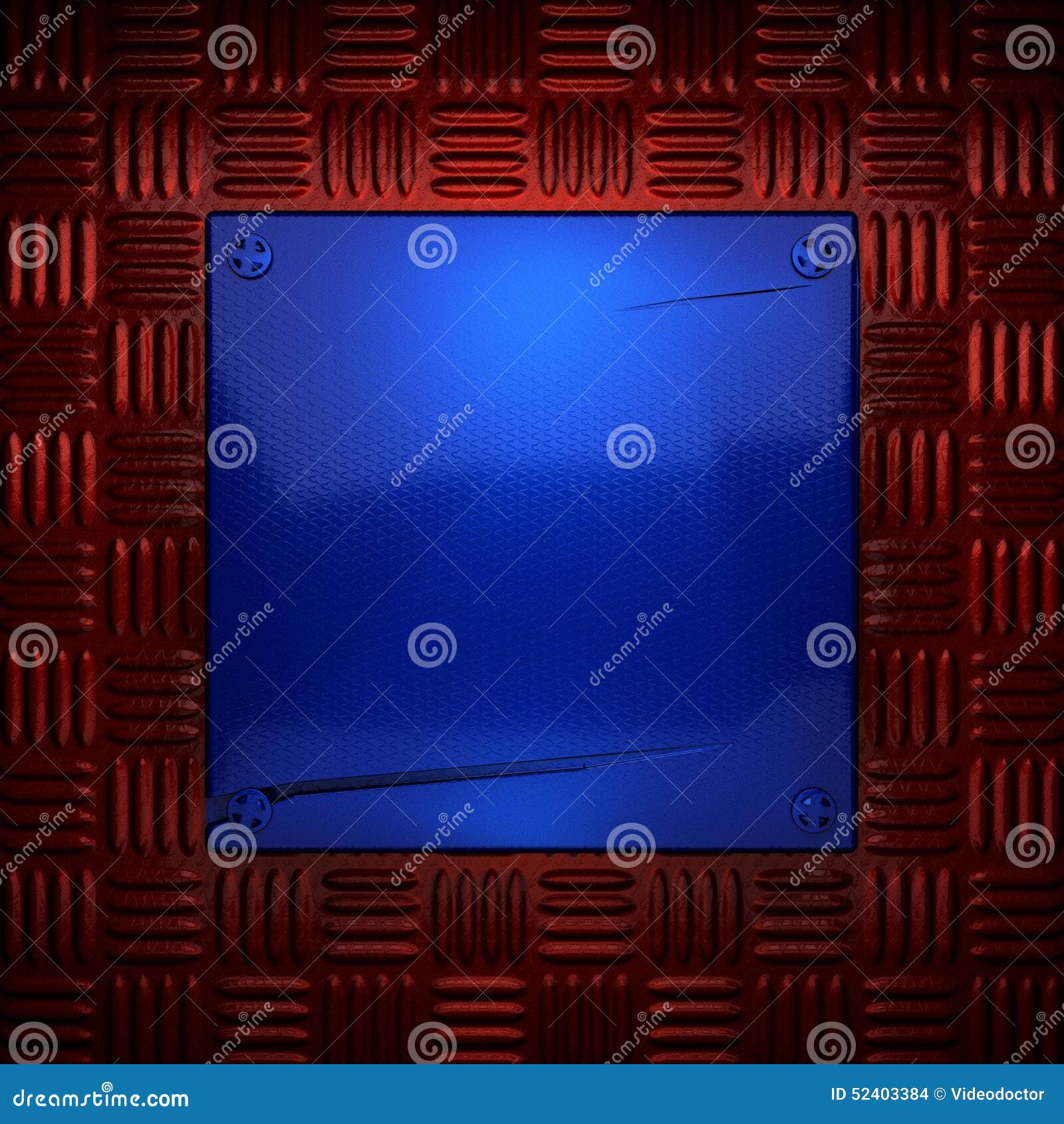 Red and Blue Metal Background Stock Illustration - Illustration of ...