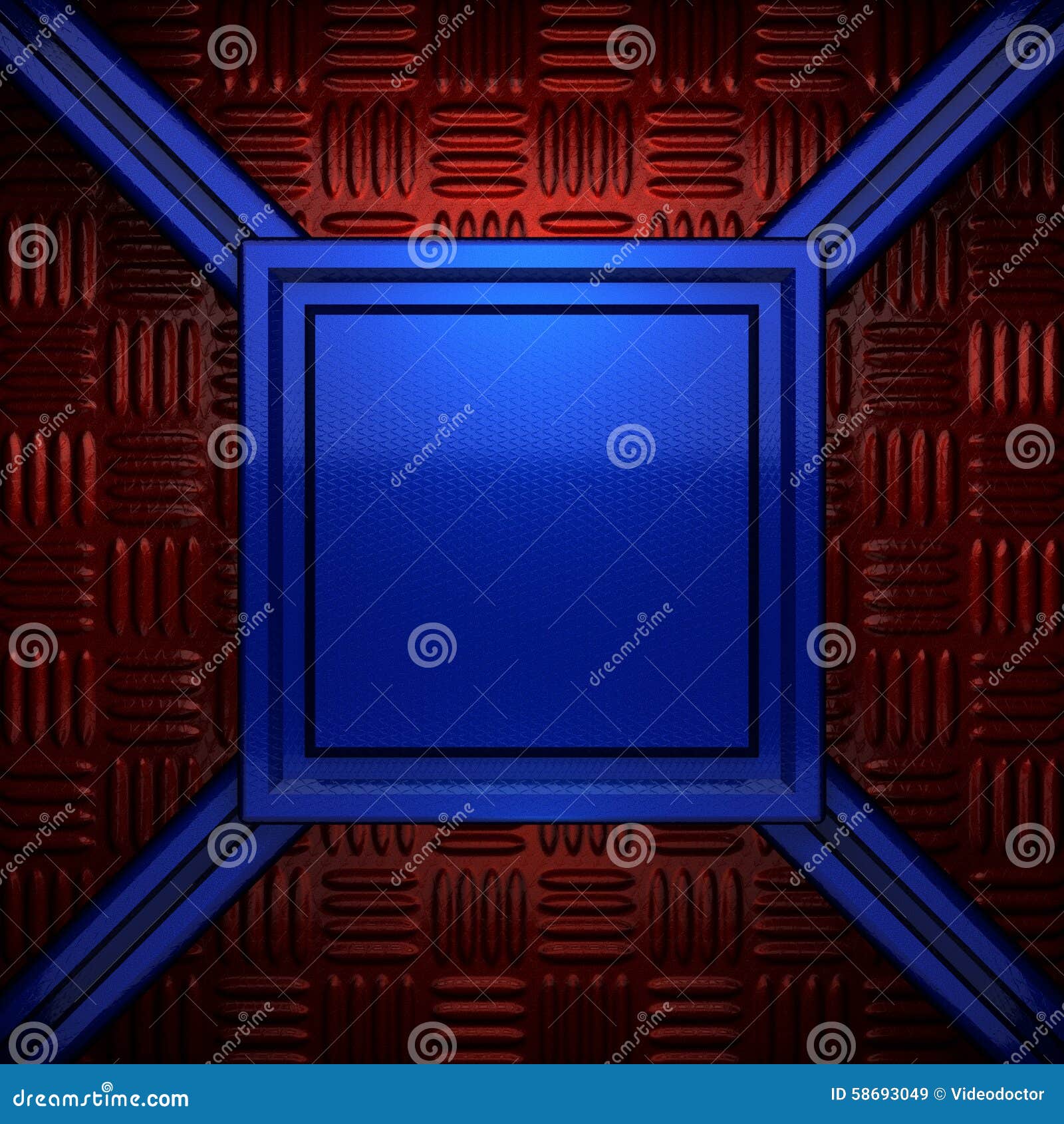 Red and Blue Metal Background Stock Illustration - Illustration of ...