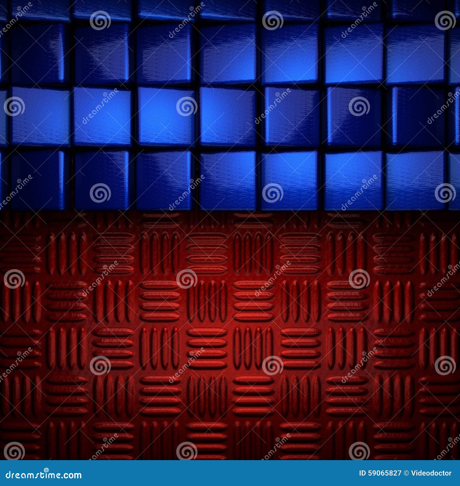 Red and Blue Metal Background Stock Illustration - Illustration of ...