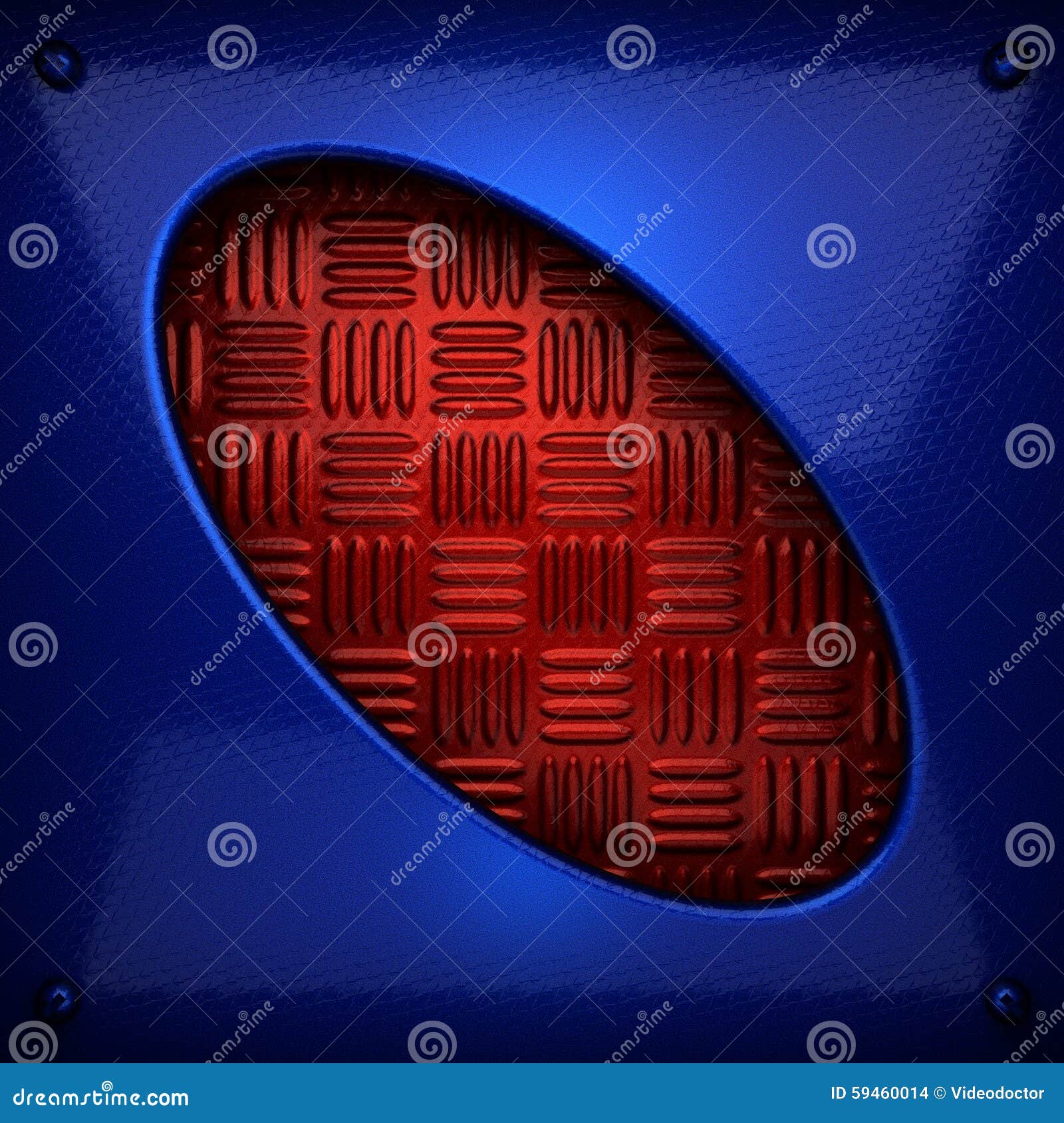 Red and Blue Metal Background Stock Illustration - Illustration of ...