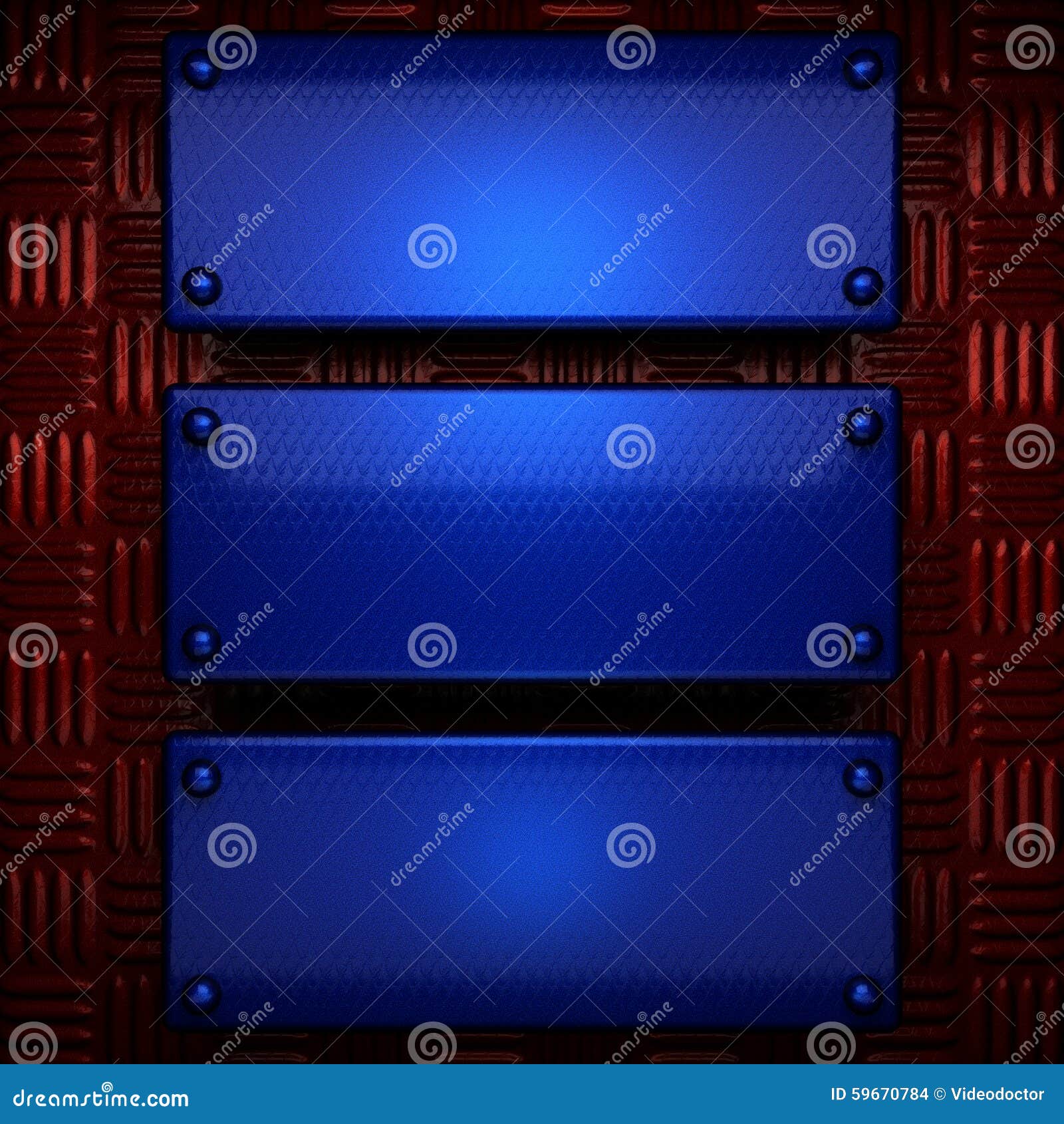 Red and Blue Metal Background Stock Illustration - Illustration of blue ...