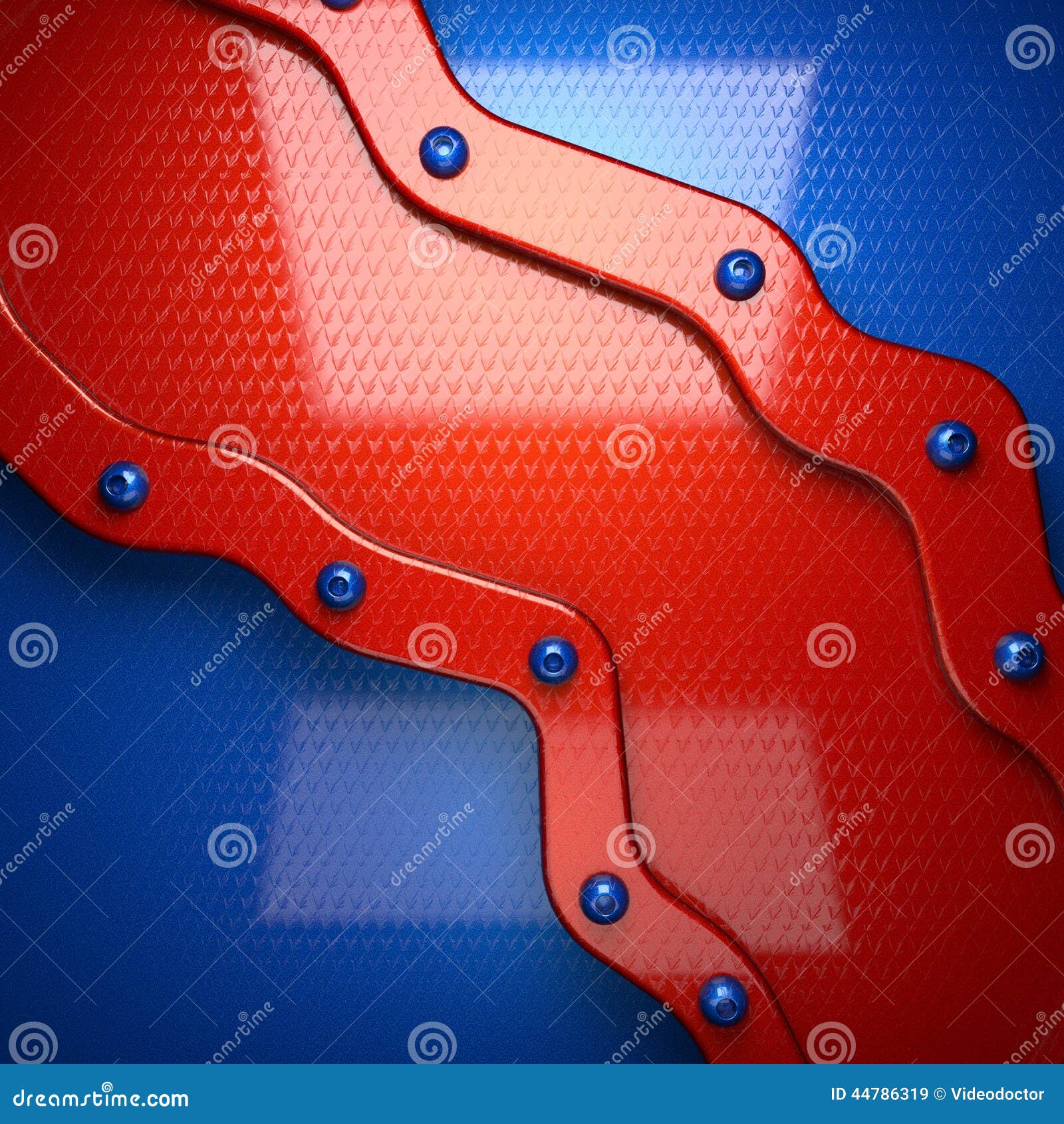 Red and Blue Metal Background Stock Illustration - Illustration of ...