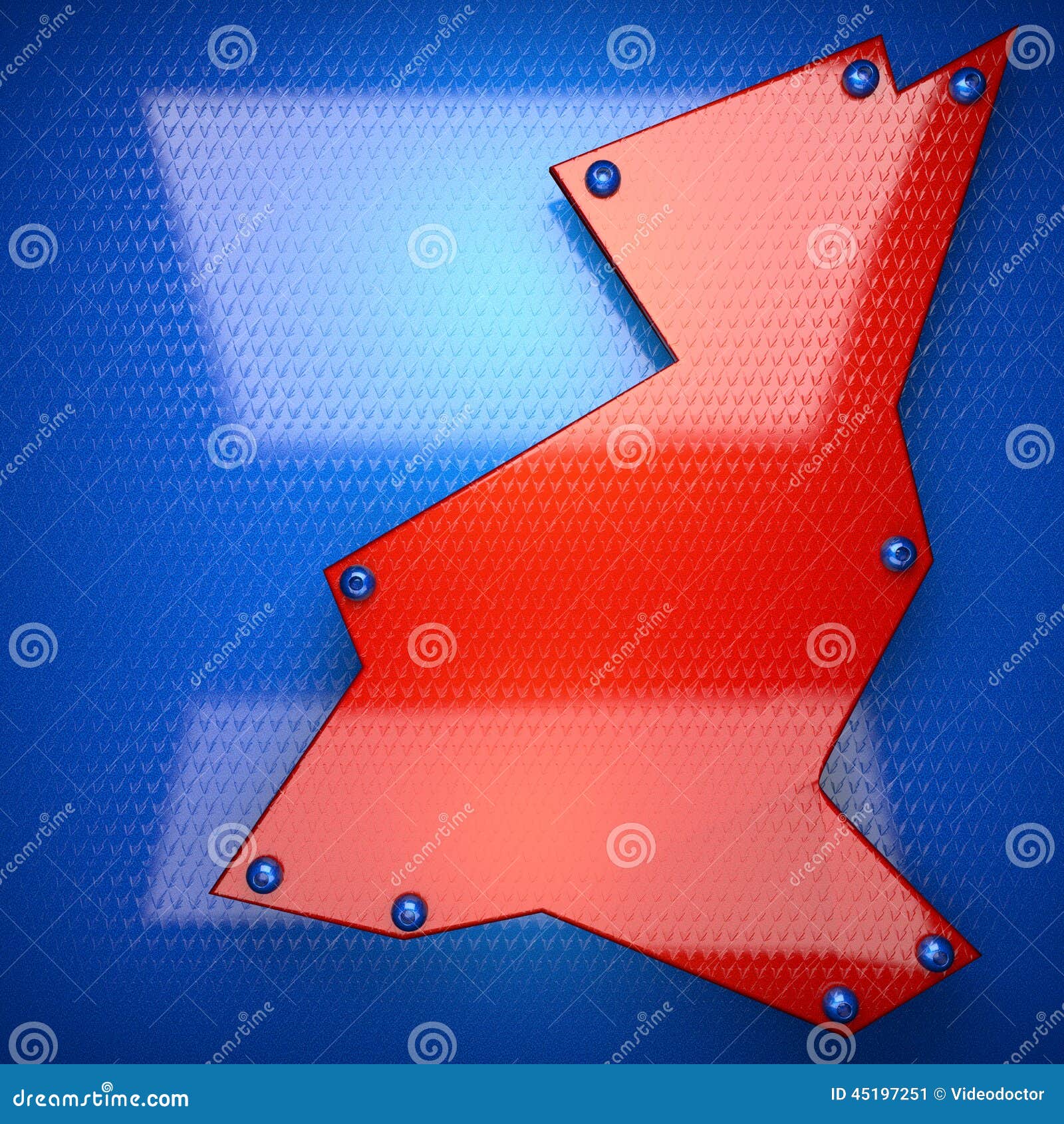 Red and Blue Metal Background Stock Illustration - Illustration of ...