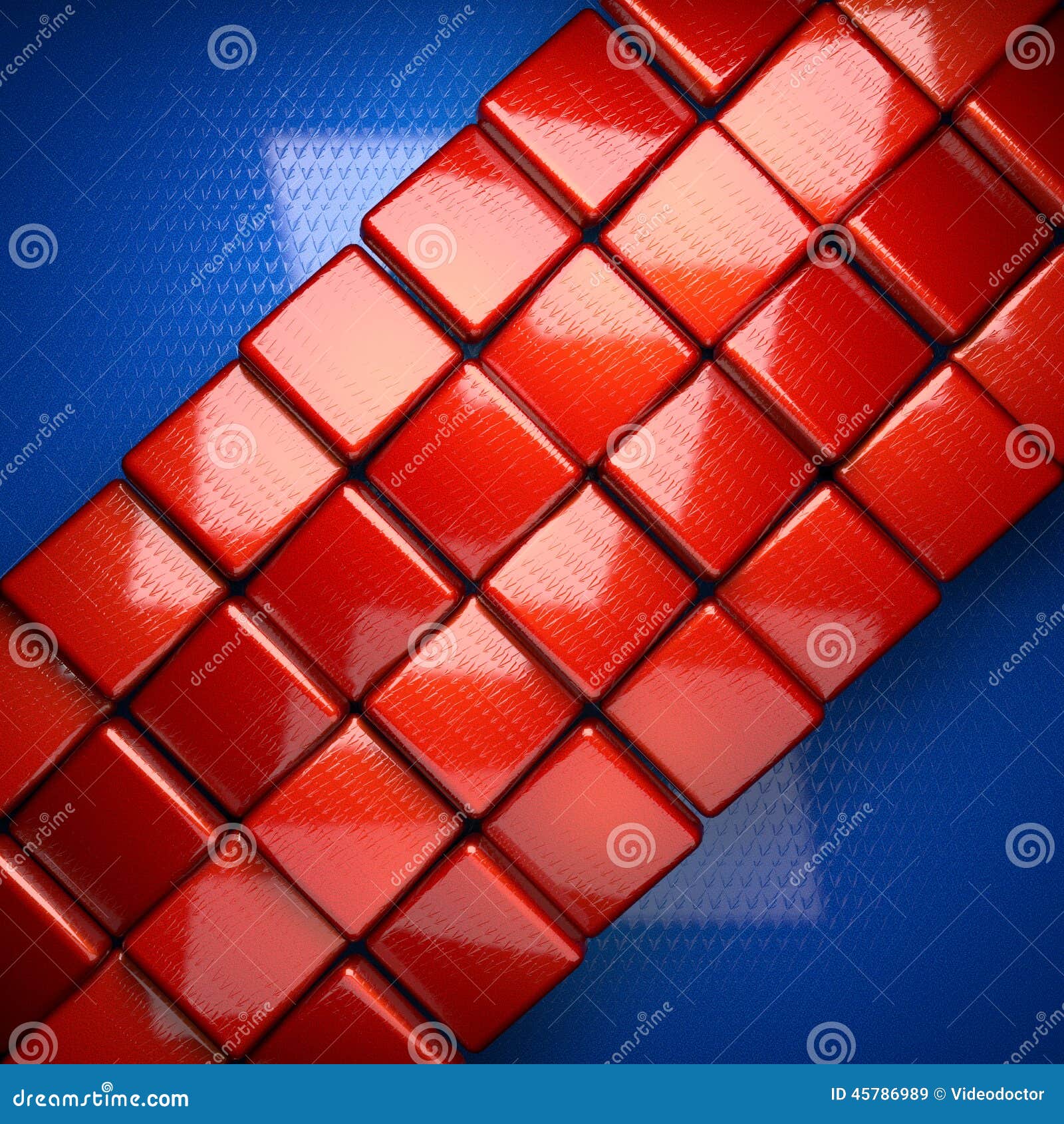Red and Blue Metal Background Stock Illustration - Illustration of ...