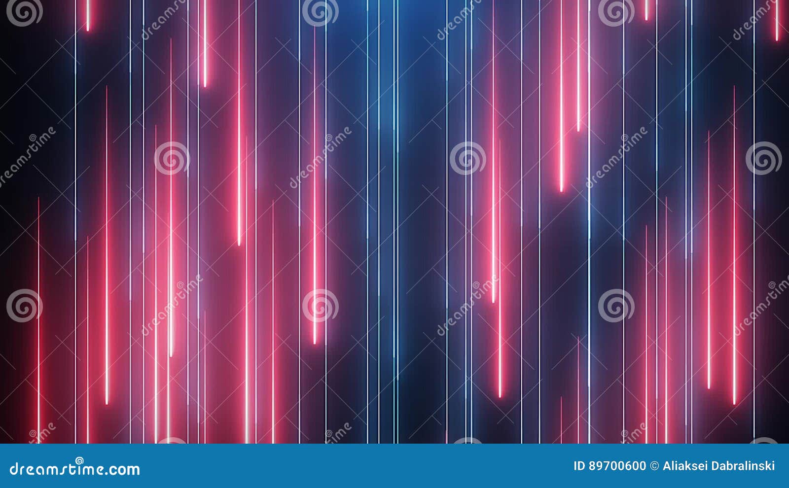 Red-blue Neon Animated VJ Background Stock Footage - Video of event ...