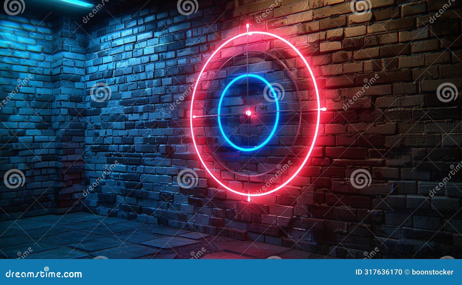 Laser Tag Target Game Poster Flyer. Vector Lasertag Banner For Fun ...