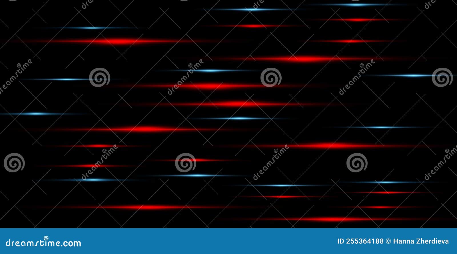Red and Blue Neon Lines, Glare, Rays. Film Texture Background with ...