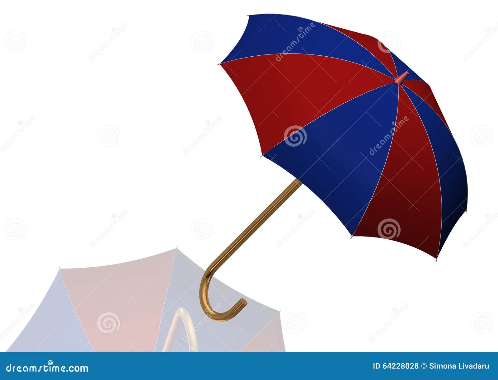 Red and blue objects stock illustration. Illustration of blue - 64228028