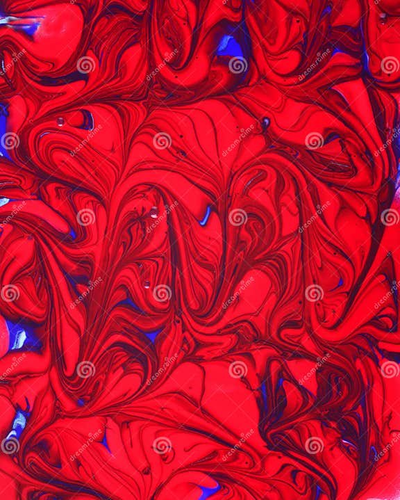 Red Blue Paint Swirl Pattern Stock Photo - Image of fluid, mixture ...