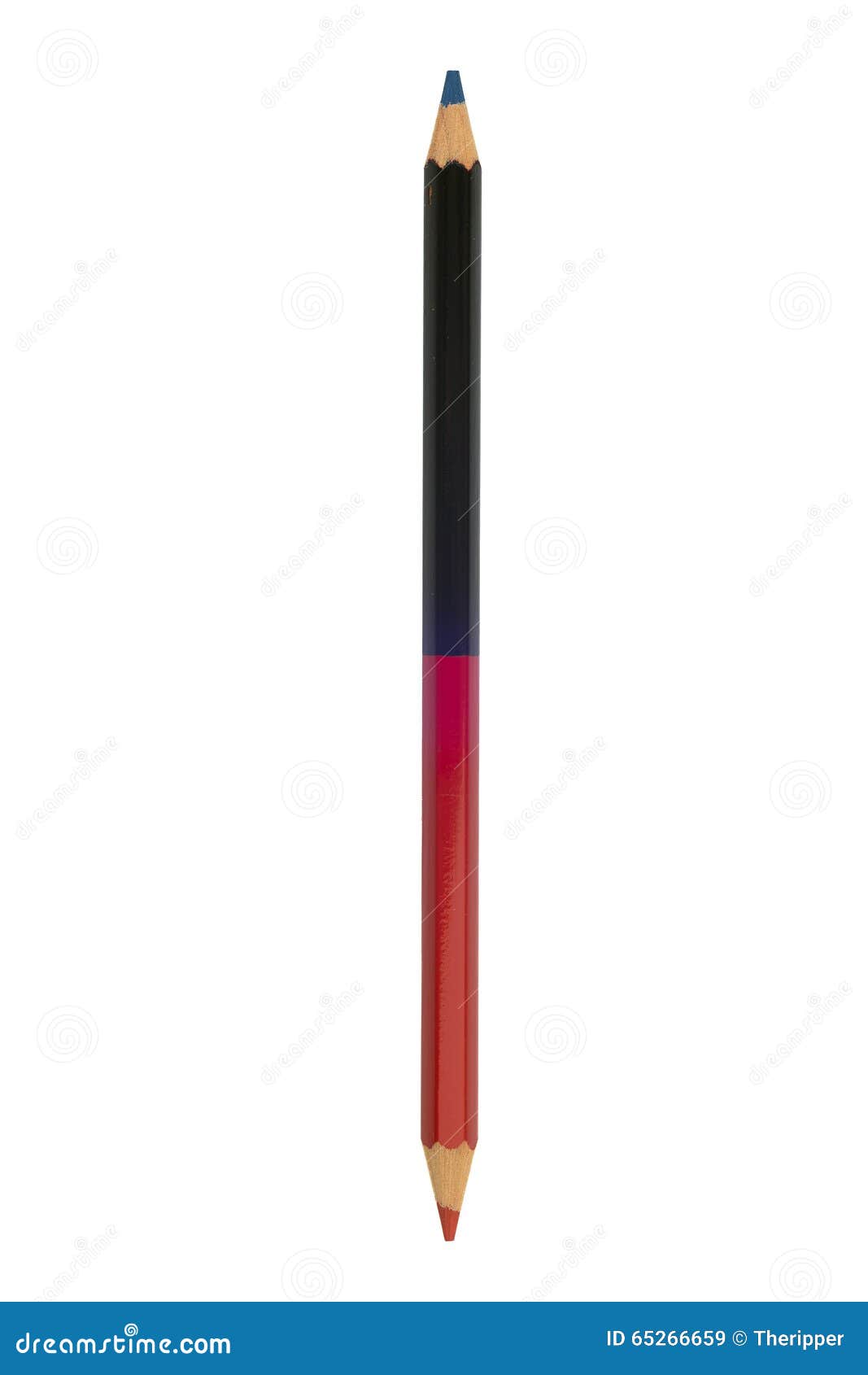 Red blue pencil stock image. Image of sketch, blueprint - 65266659