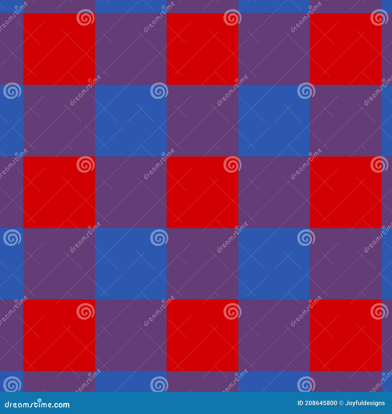 Red and blue plaid tartan stock illustration. Illustration of buffalo ...