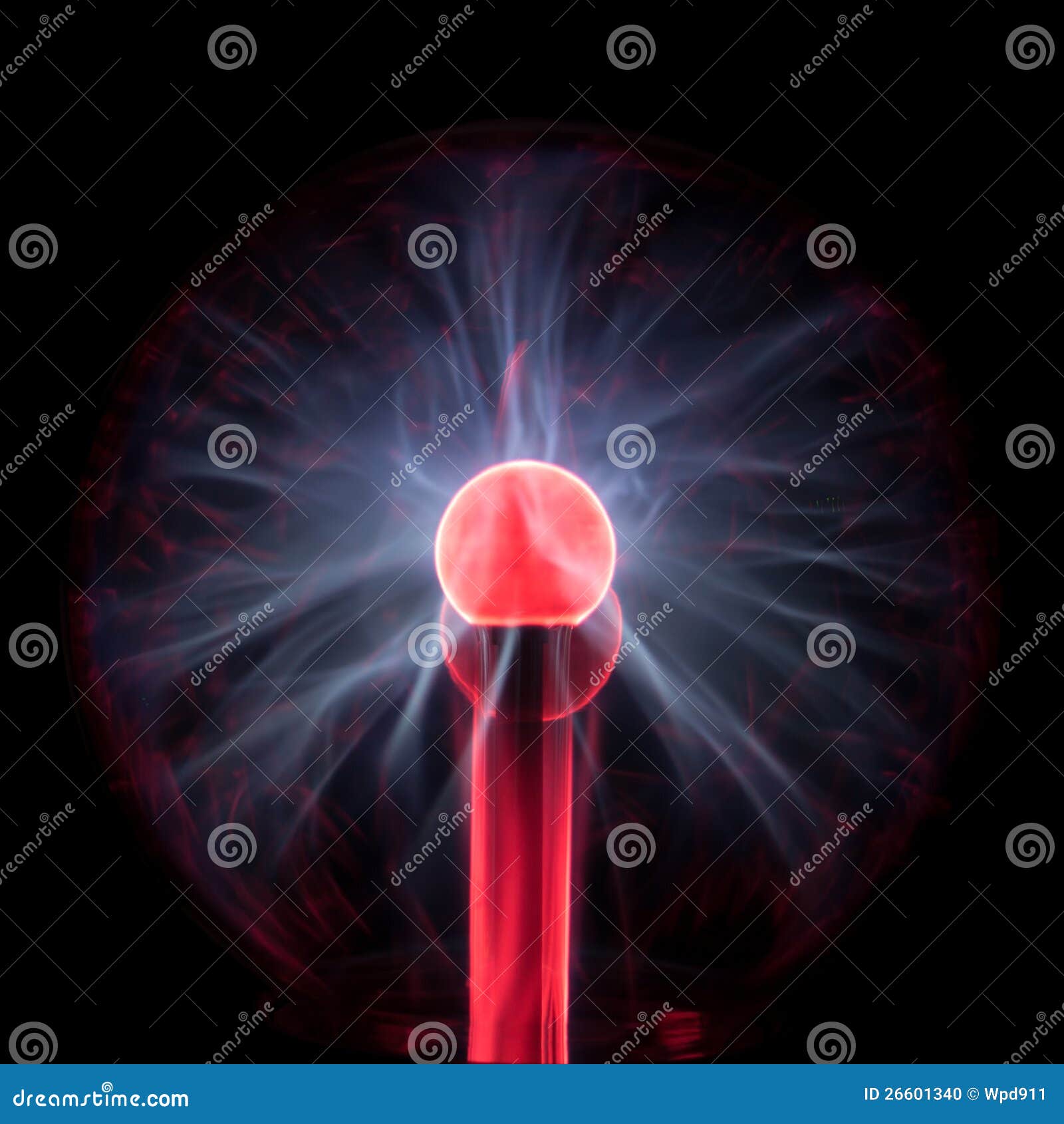 Red and Blue Plasma Light Ball Stock Photo - Image of sphere, texture ...