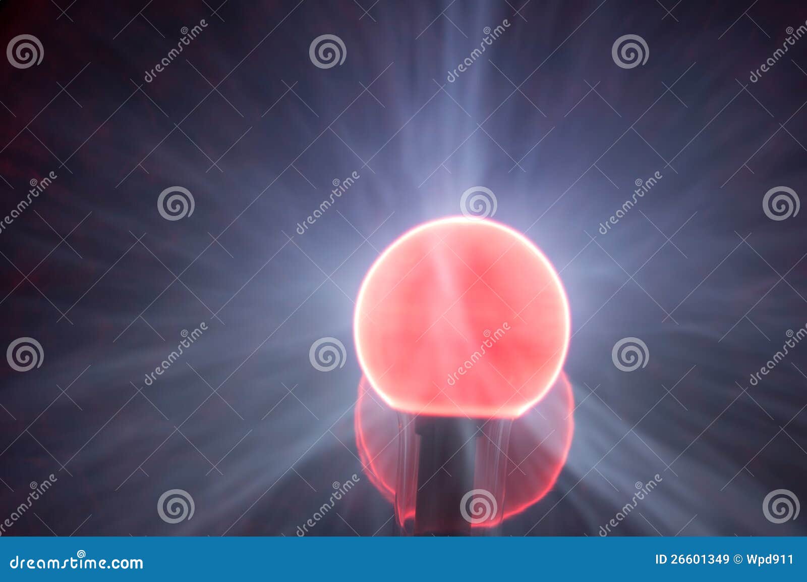 Red and Blue Plasma Light Ball Stock Image - Image of flare, surge ...