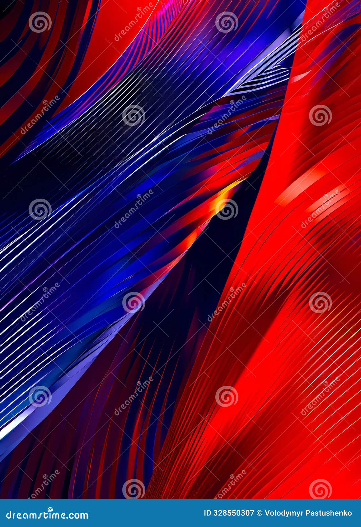 A Red Blue and Purple Abstract Background with Wavy Lines Stock Image ...