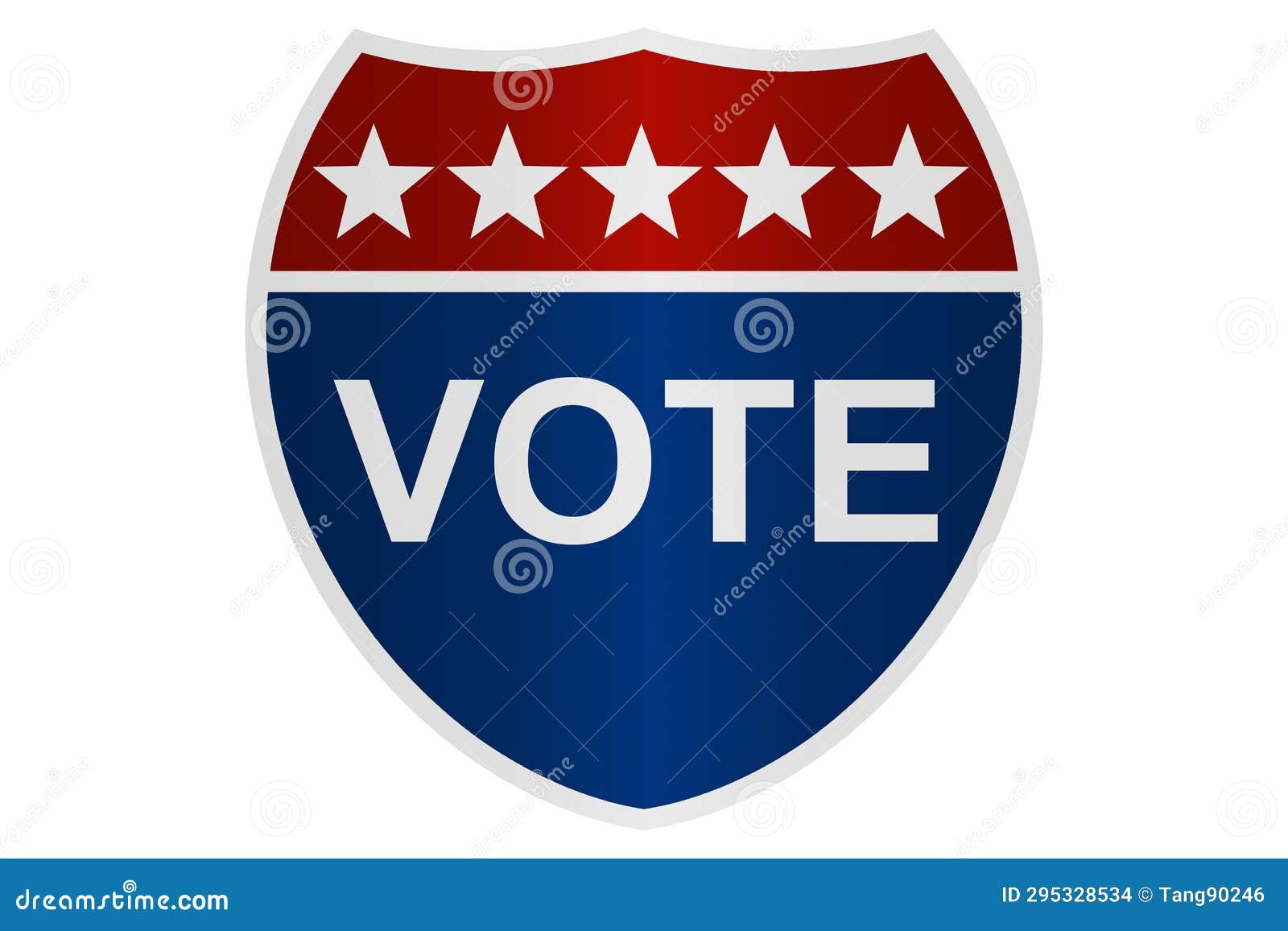 Vote Word Symbol. Election Day, Voting Poster, Banner Design Isolated ...