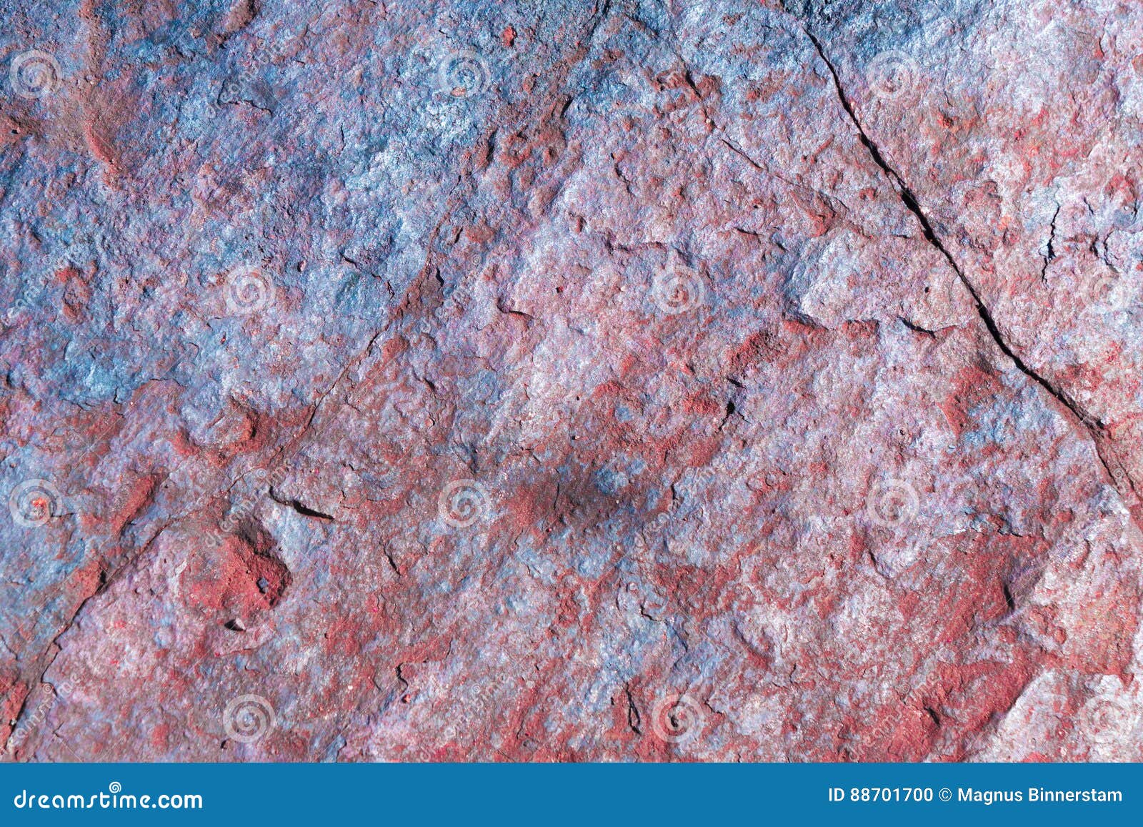 Red and Blue Rock Wall Texture Stock Photo - Image of crack, stone ...