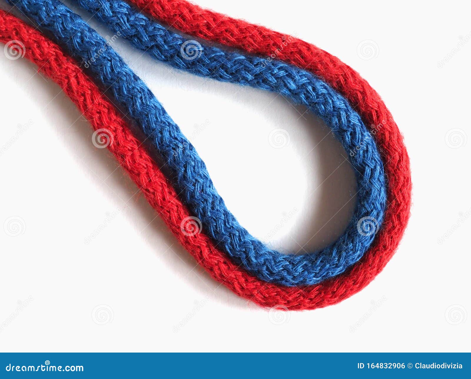 Red and blue rope stock photo. Image of background, string - 164832906