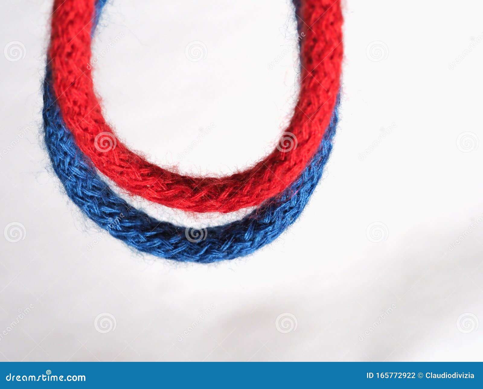 Red and blue rope stock photo. Image of background, blue - 165772922