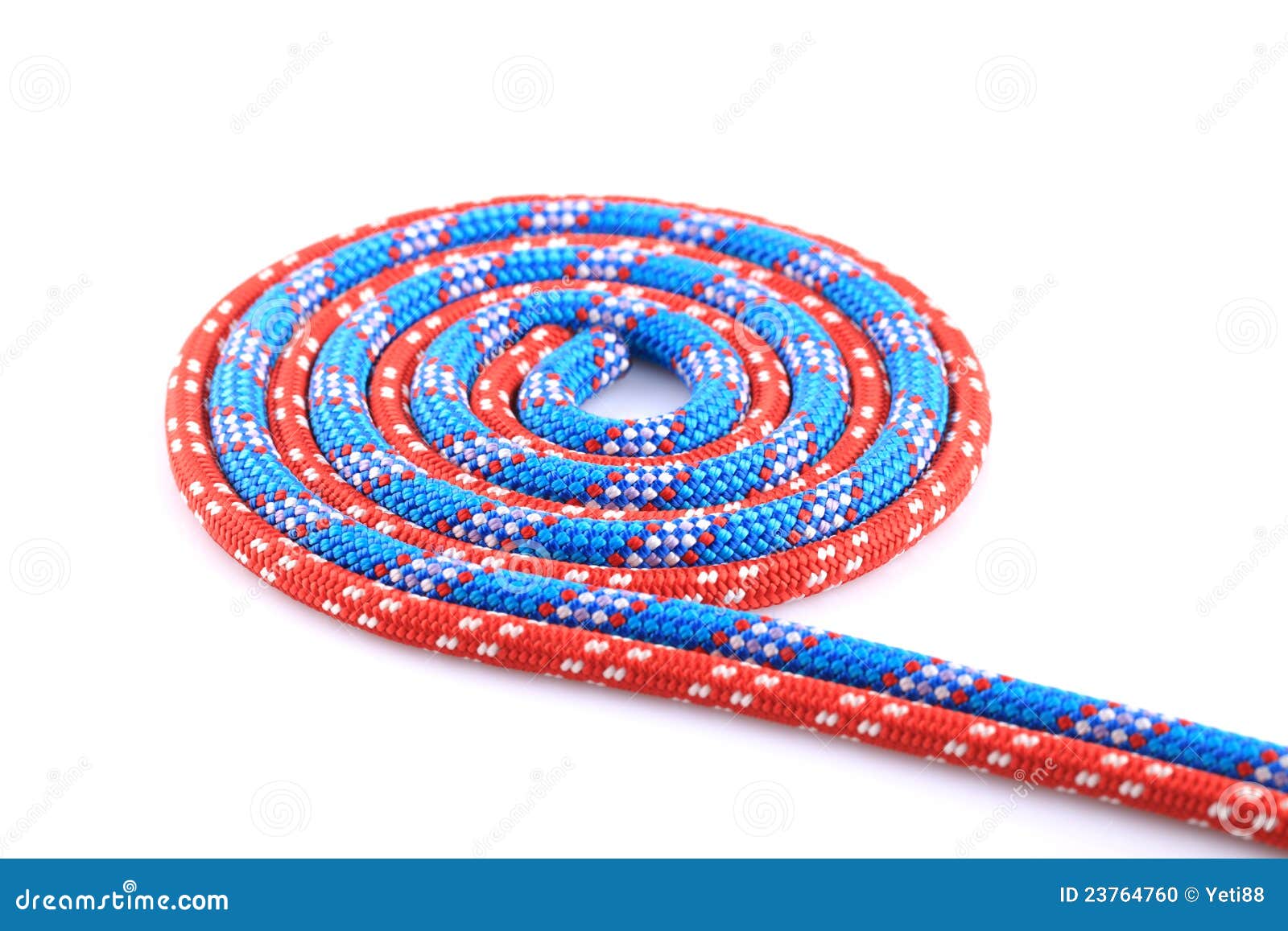Red blue rope spiral stock photo. Image of force, power - 23764760
