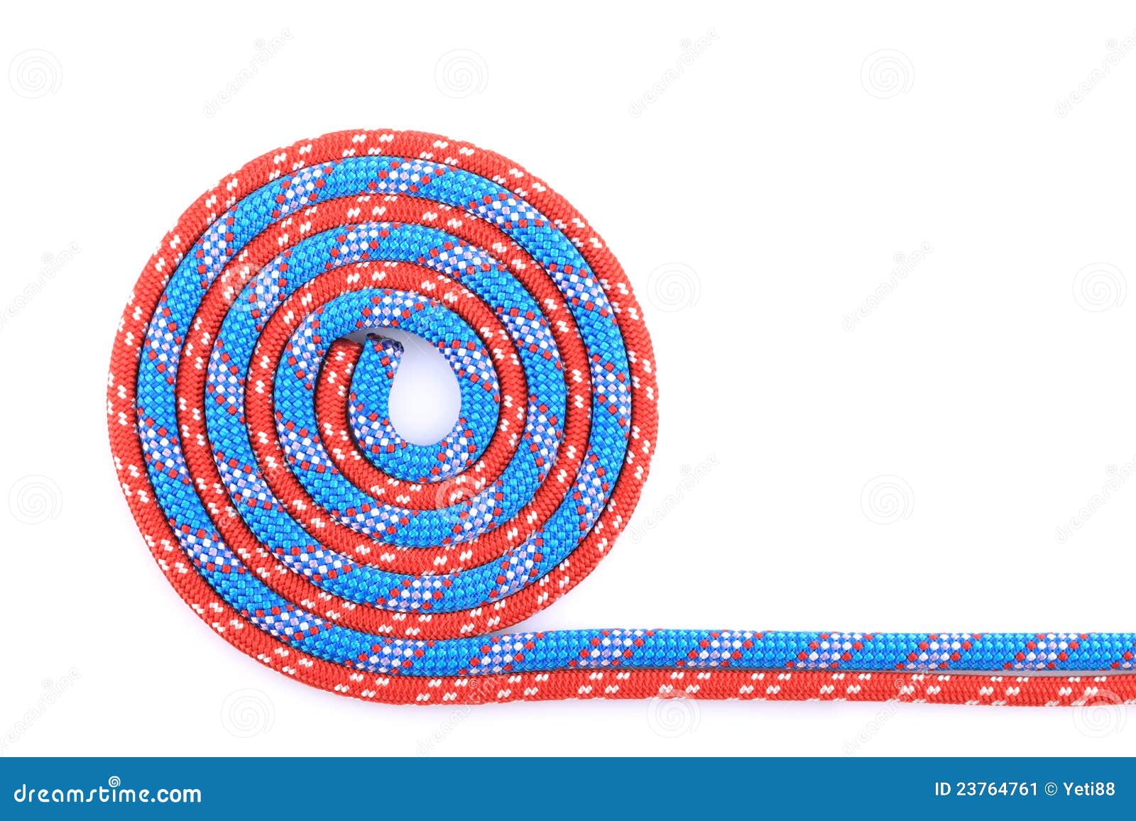 Red blue rope spiral stock image. Image of friendship - 23764761